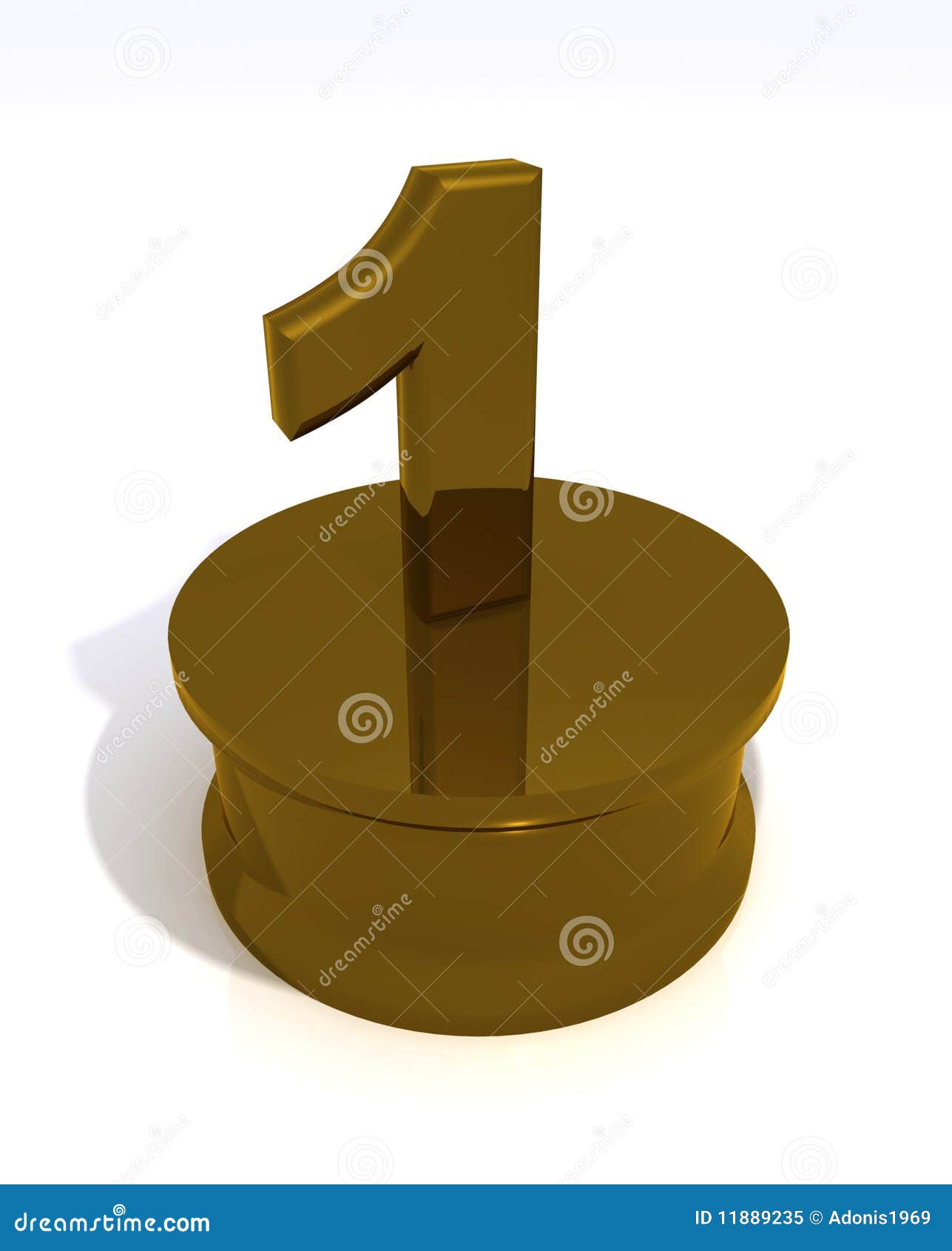 Number One.podium On A Transparent Background.lit White Scene.the ...