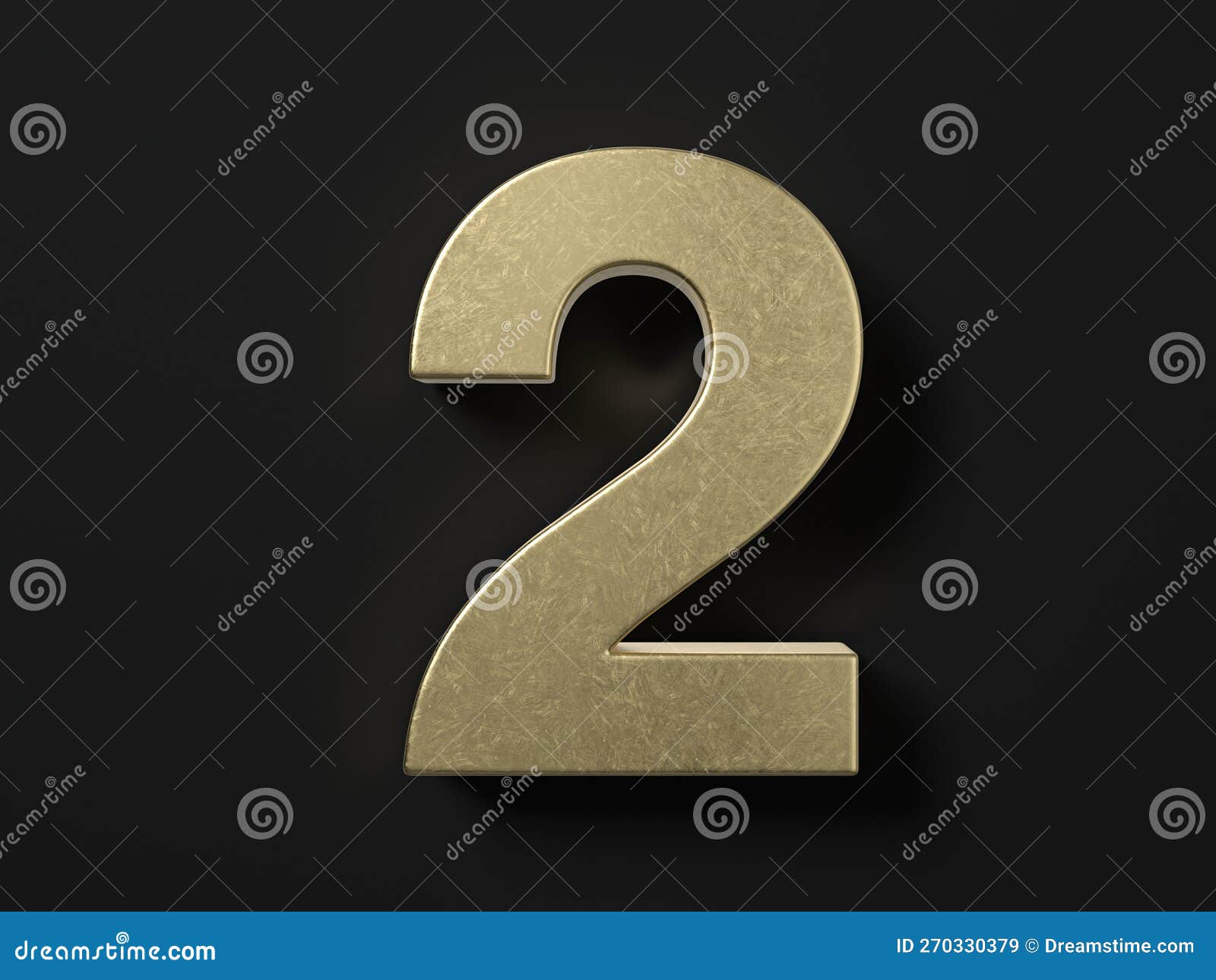 Gold number two stock illustration. Illustration of typescript - 270330379