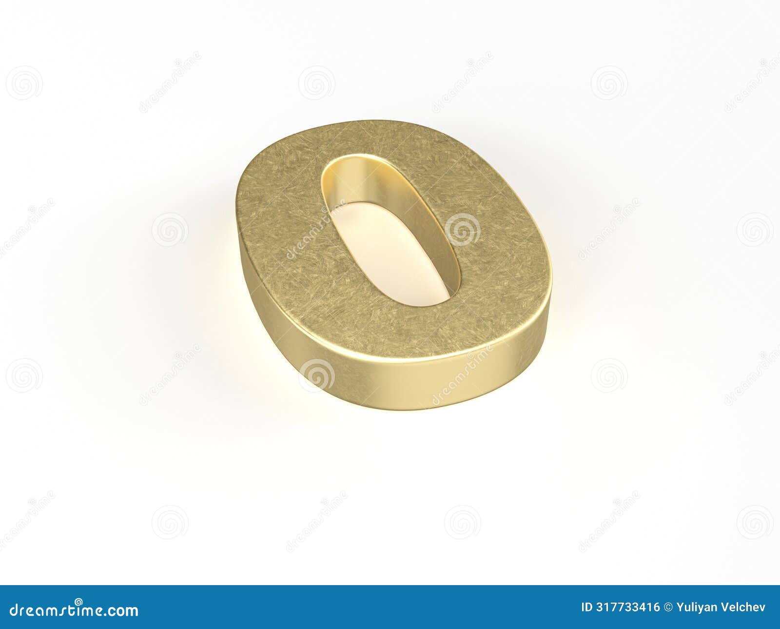 Gold number zero stock illustration. Illustration of isolated - 317733416