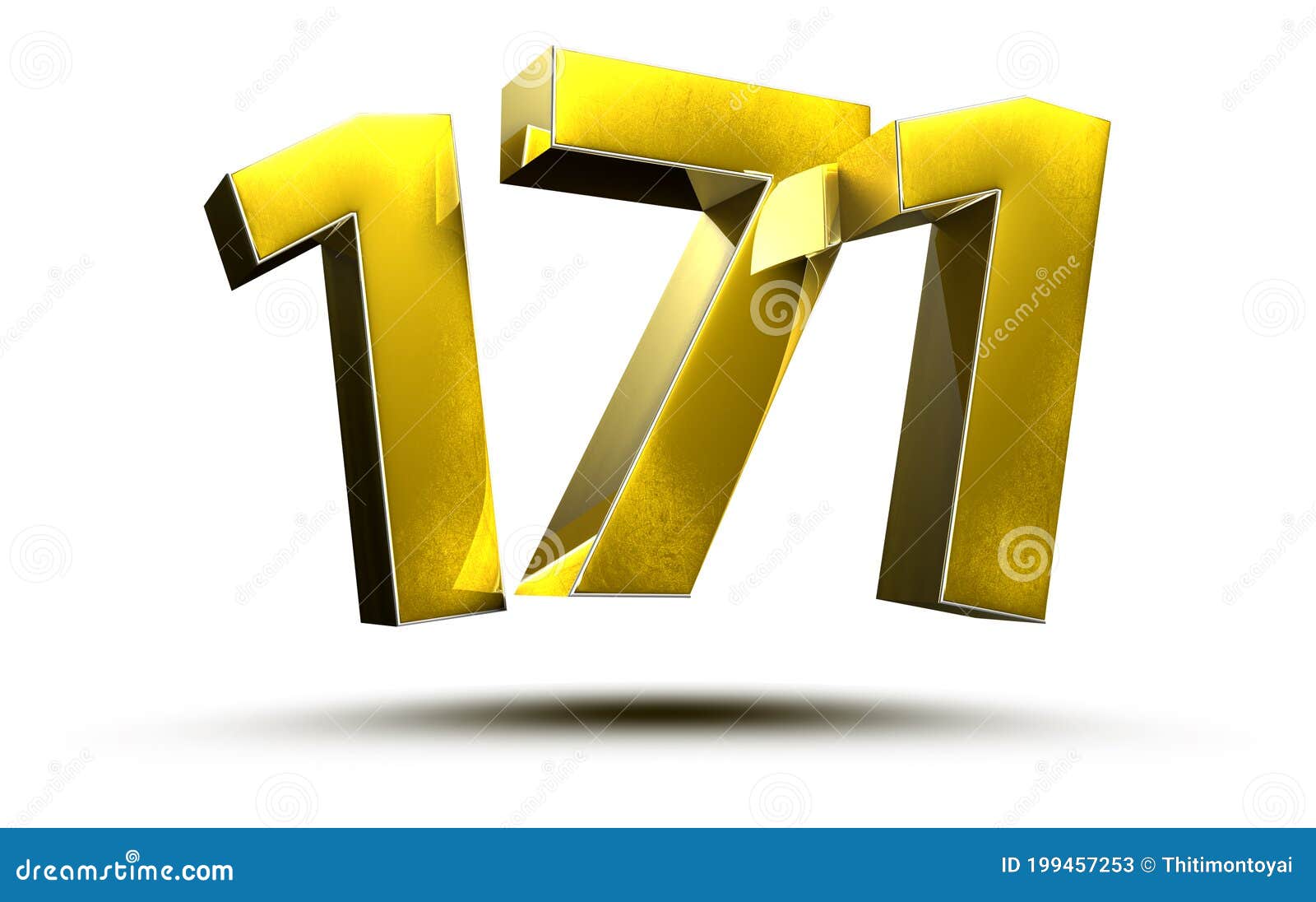 Numbers 171 3d. stock illustration. Illustration of banking - 199457253
