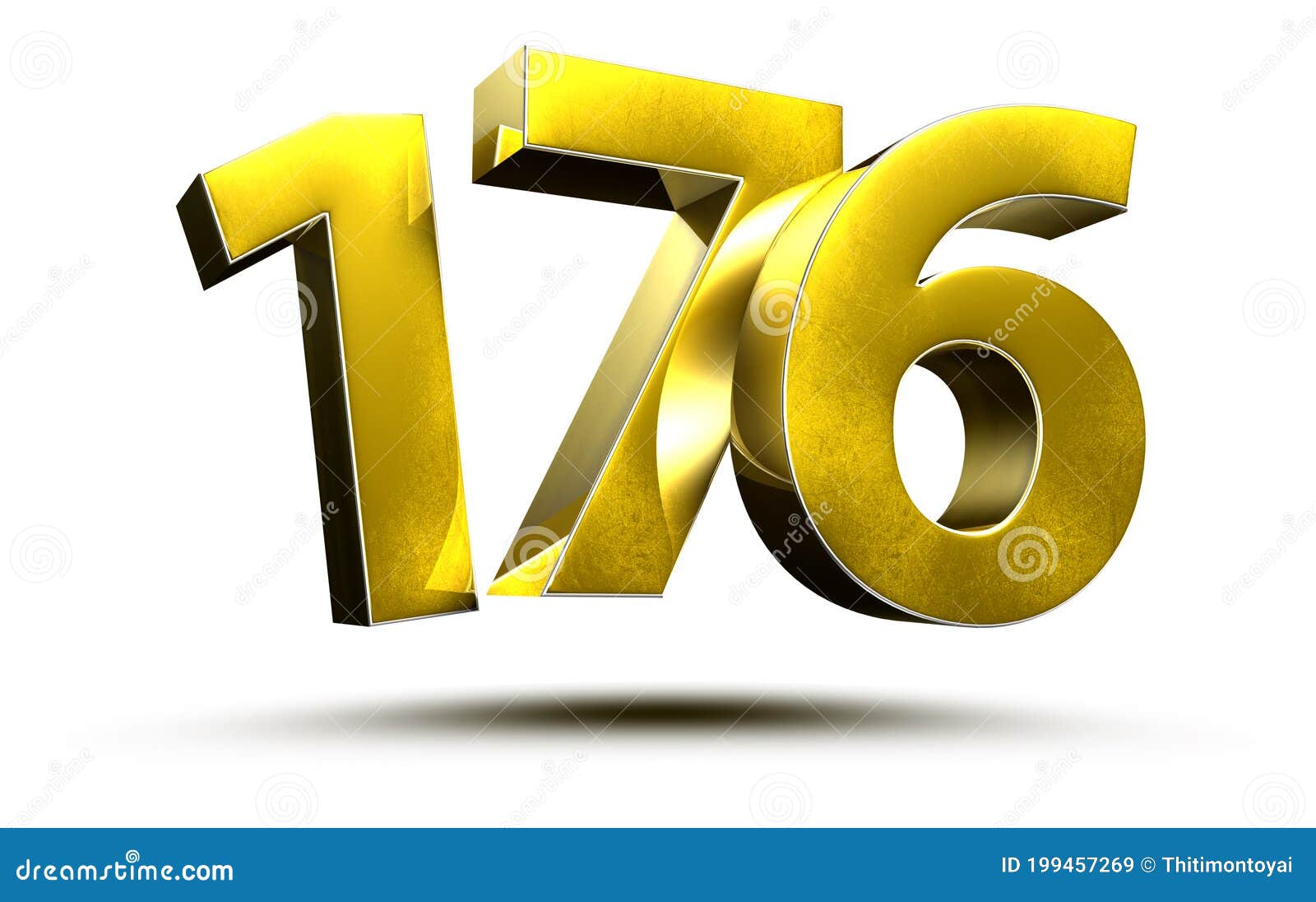 Numbers 176 3d. stock illustration. Illustration of marketing - 199457269