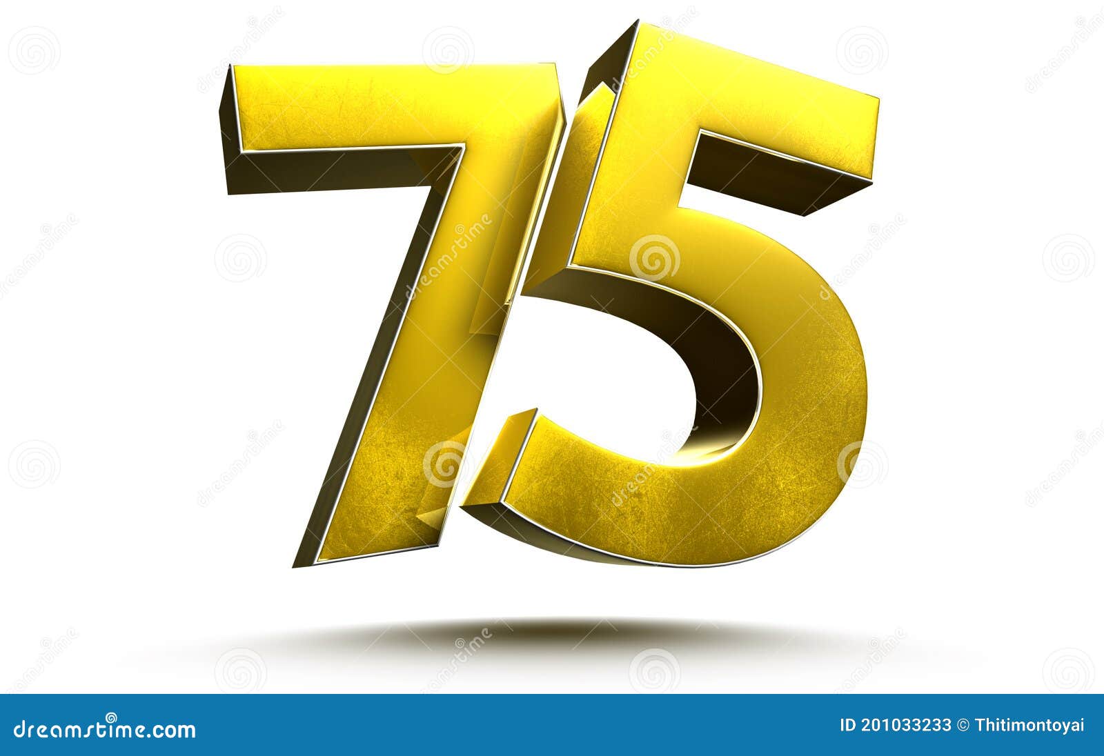Numbers 75. stock illustration. Illustration of business - 201033233