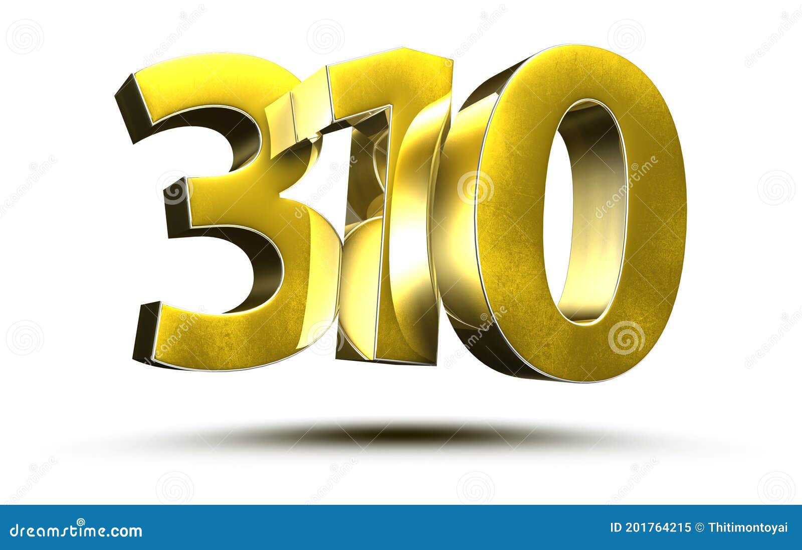 Numbers 310. stock illustration. Illustration of marketing - 201764215