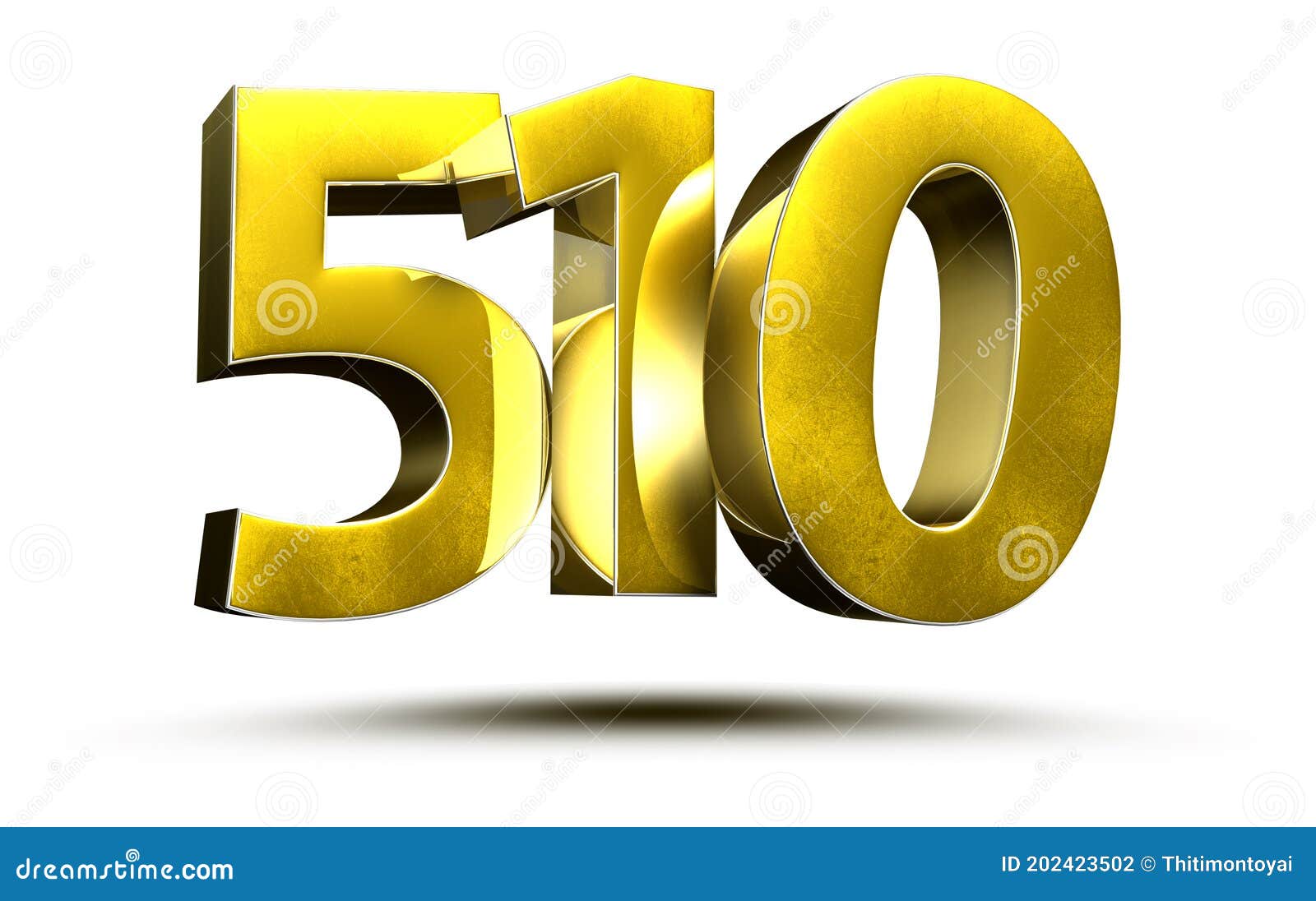 Numbers 510. stock illustration. Illustration of clipping - 202423502