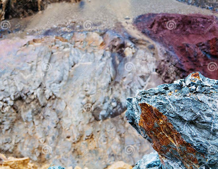 Gold ore stock image. Image of magadan, color, pour, rush - 19658503