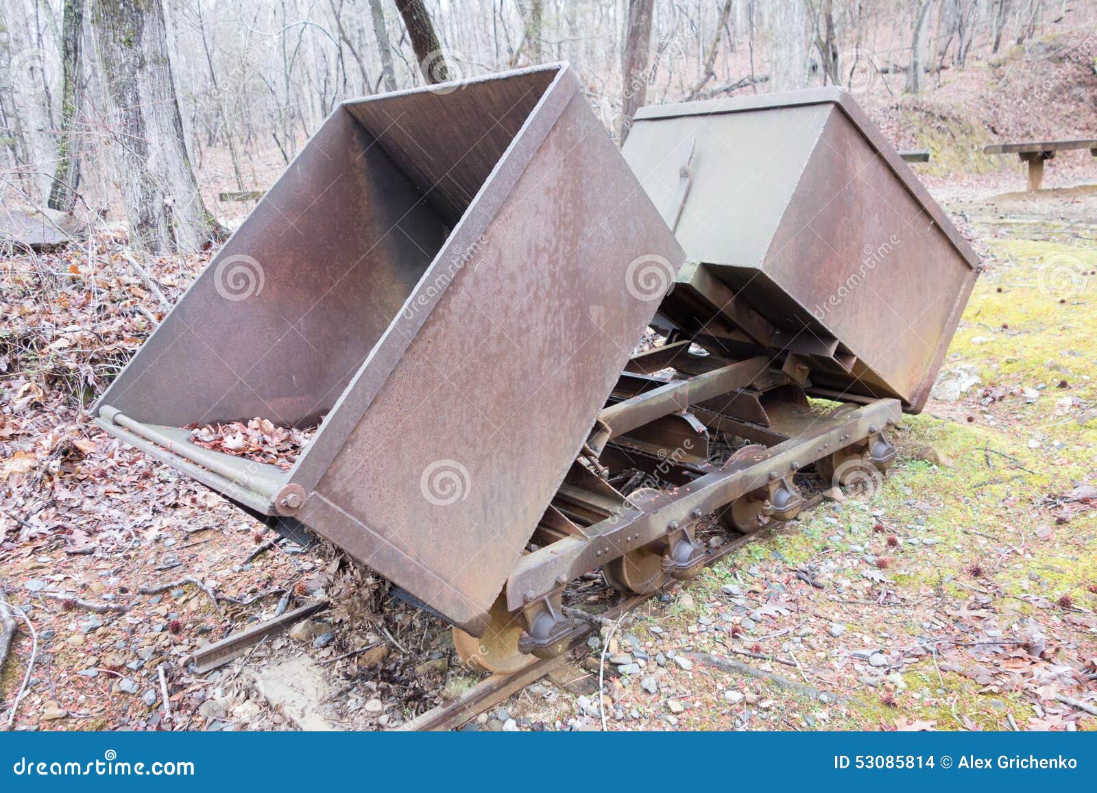 Gold ore mining cart stock photo. Image of outlook, digging - 53085814
