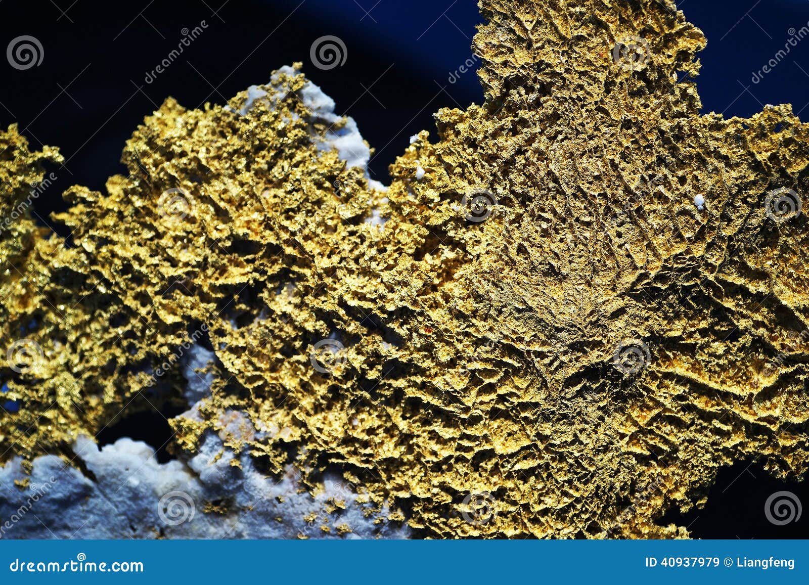 Gold ore stock image. Image of stone, wealth, natural - 40937979