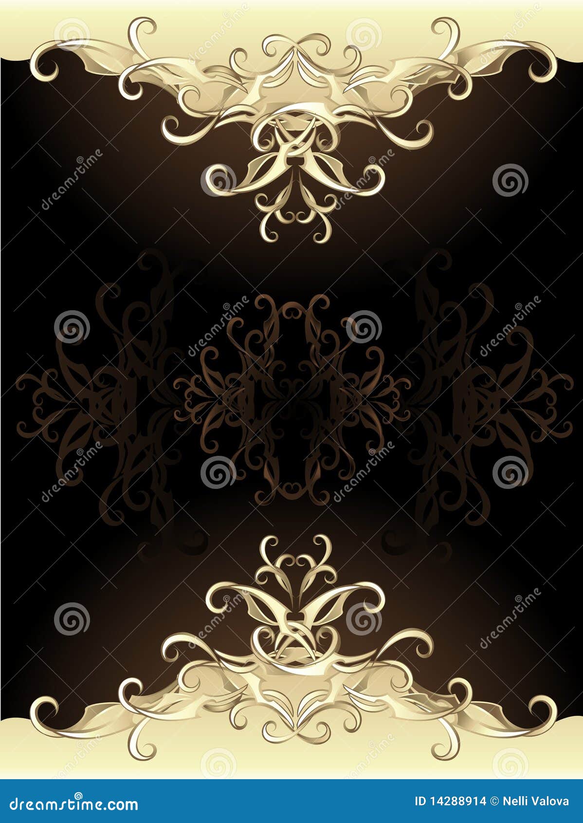 Gold original design stock vector. Illustration of decoration - 14288914