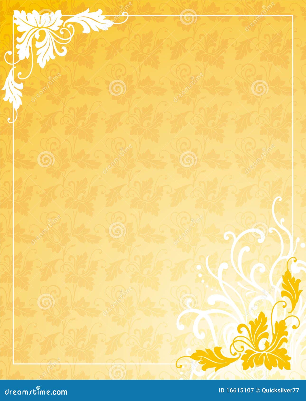 Gold Ornamental Background stock illustration. Illustration of gold ...