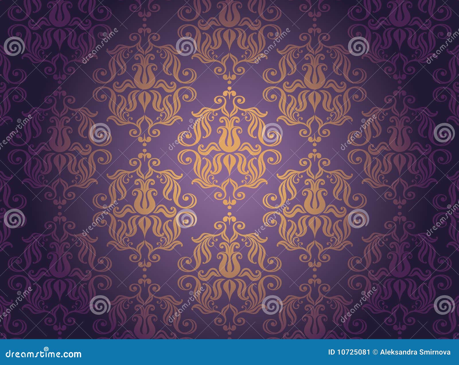 Gold ornamental pattern stock vector. Illustration of abstract - 10725081