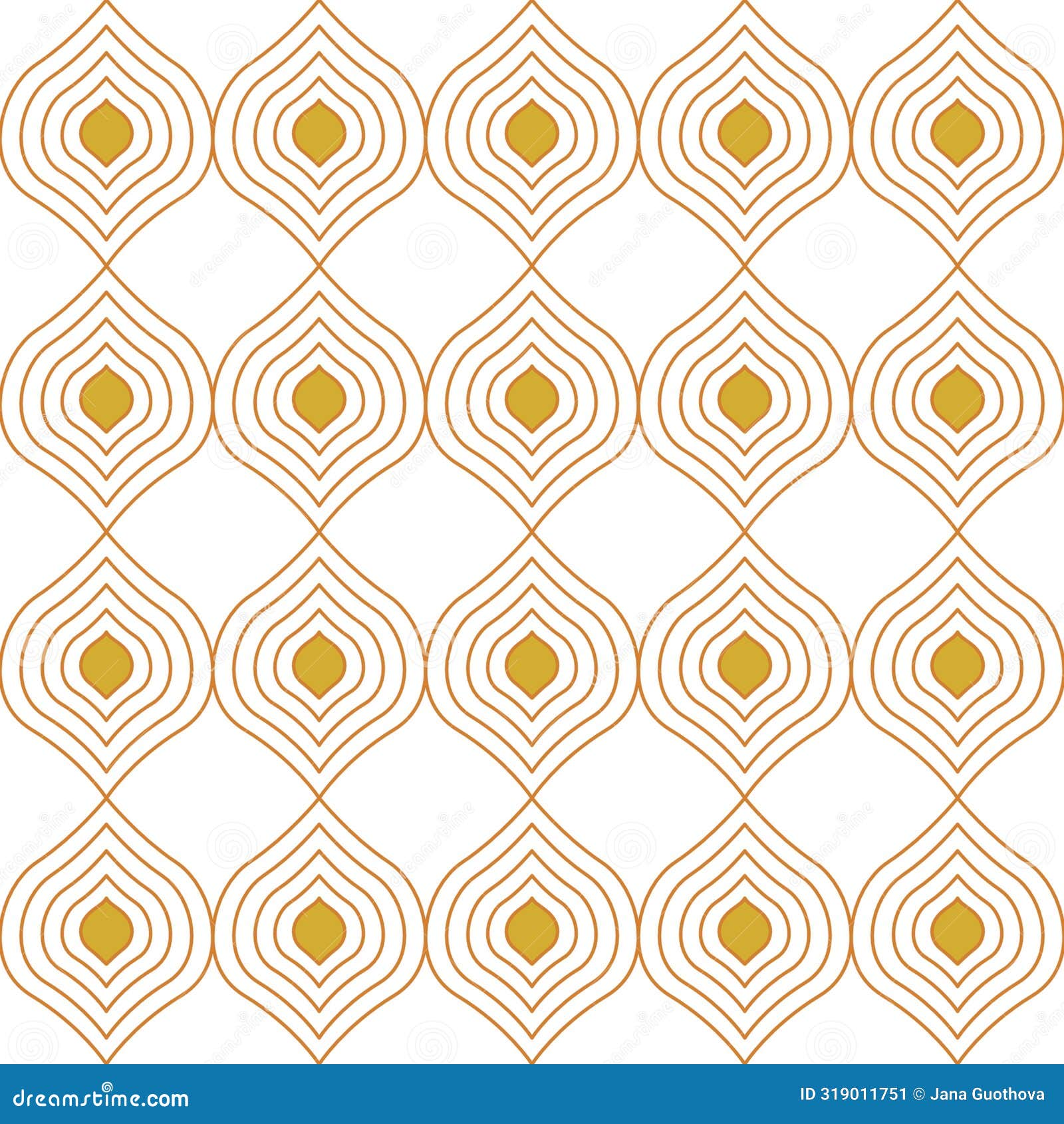 Gold Ornaments Aztecs On White Pattern Texture Vector Illustration ...