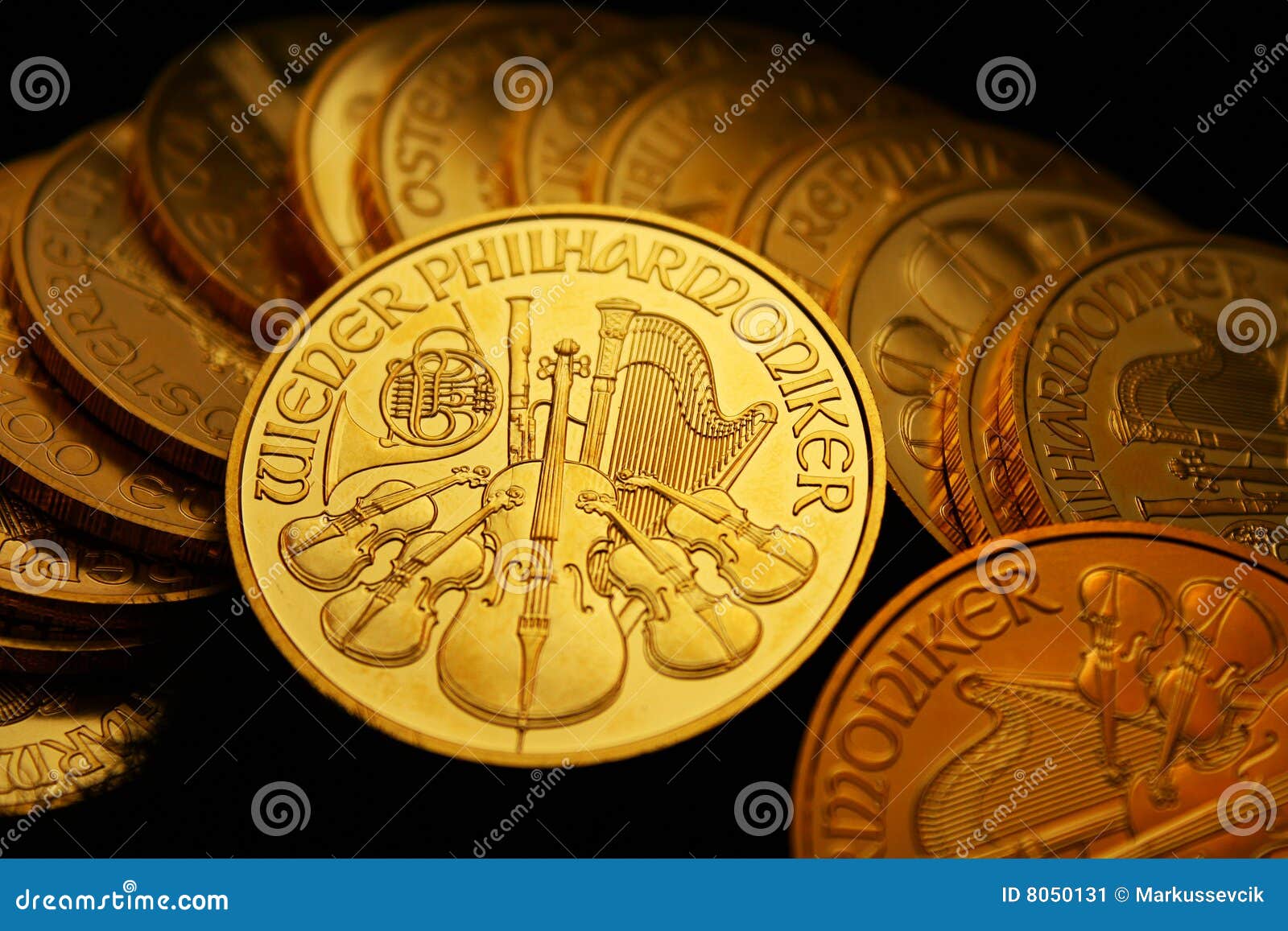 Gold ounces stock image. Image of rich, treasure, ounce - 8050131