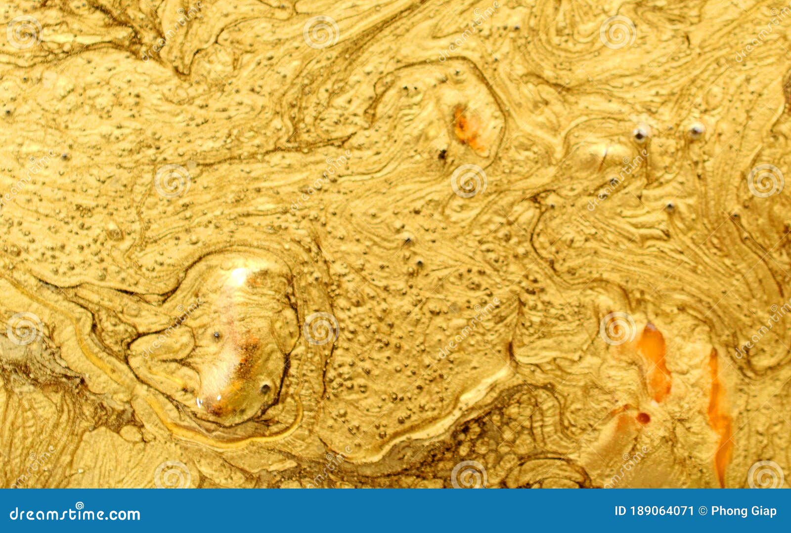 Gold Paint Stucco Wall. stock image. Image of abstract - 189064071