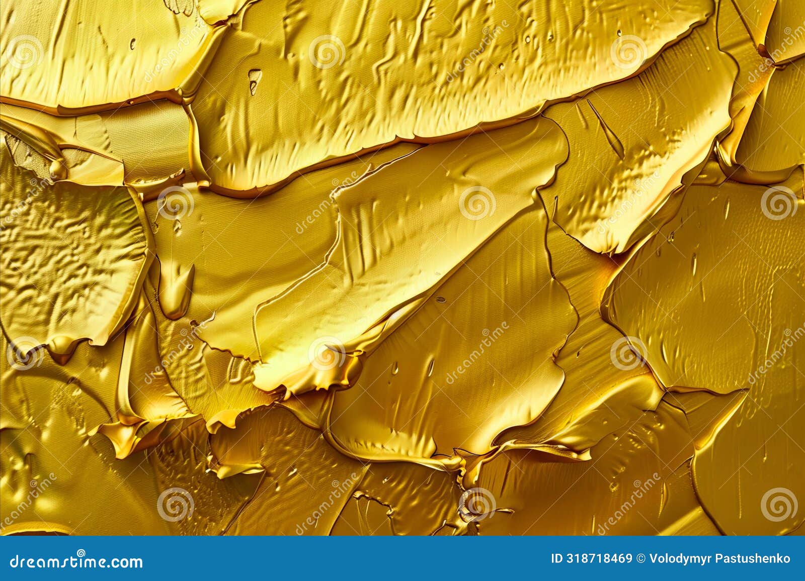 Gold Paint Texture with a Shiny Surface Stock Image - Image of surface ...
