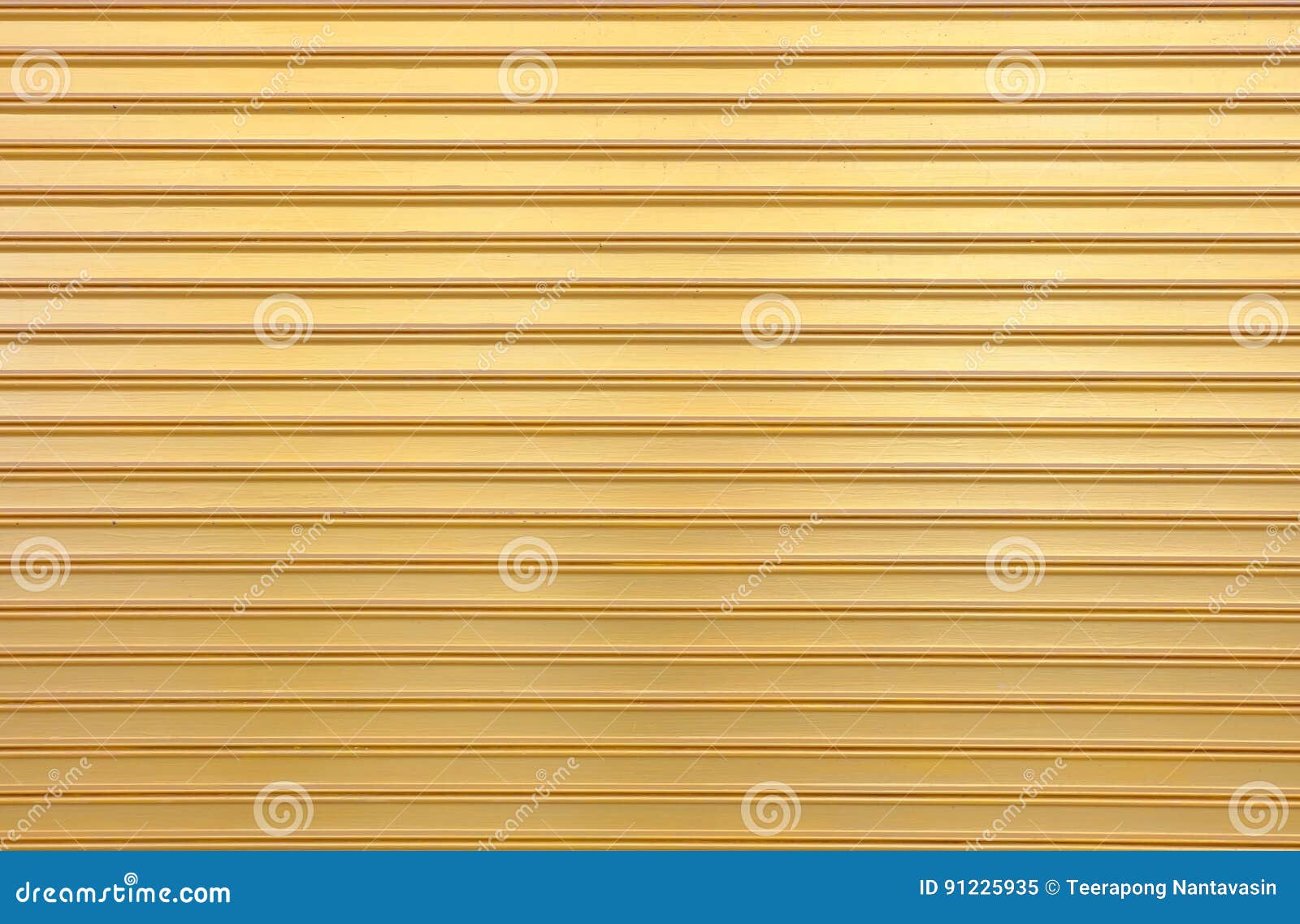 Gold Painting Shutter Door. Stock Image - Image of abstract, door: 91225935