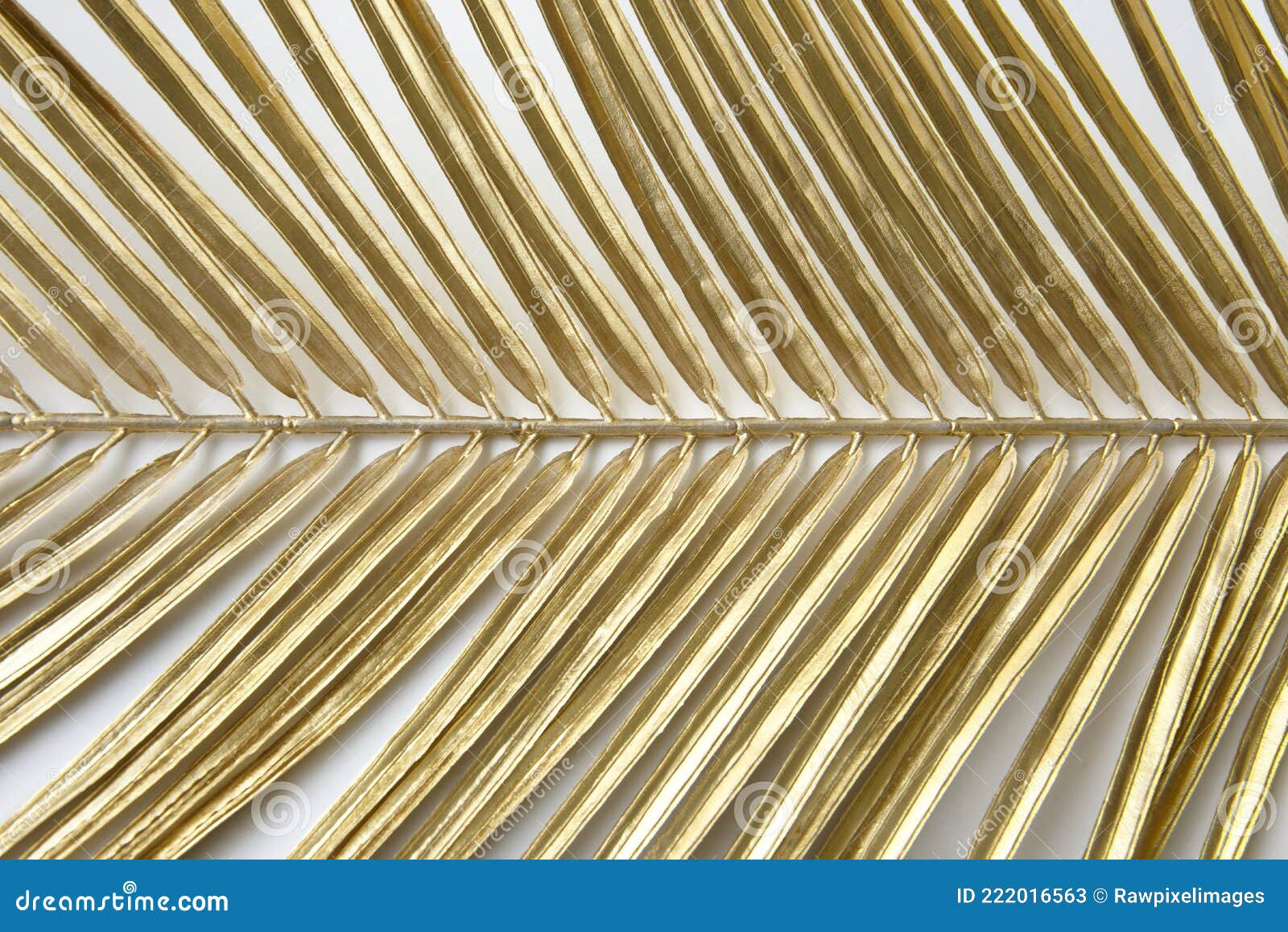 Gold Palm Leaf Patterned Background Stock Image - Image of glam ...
