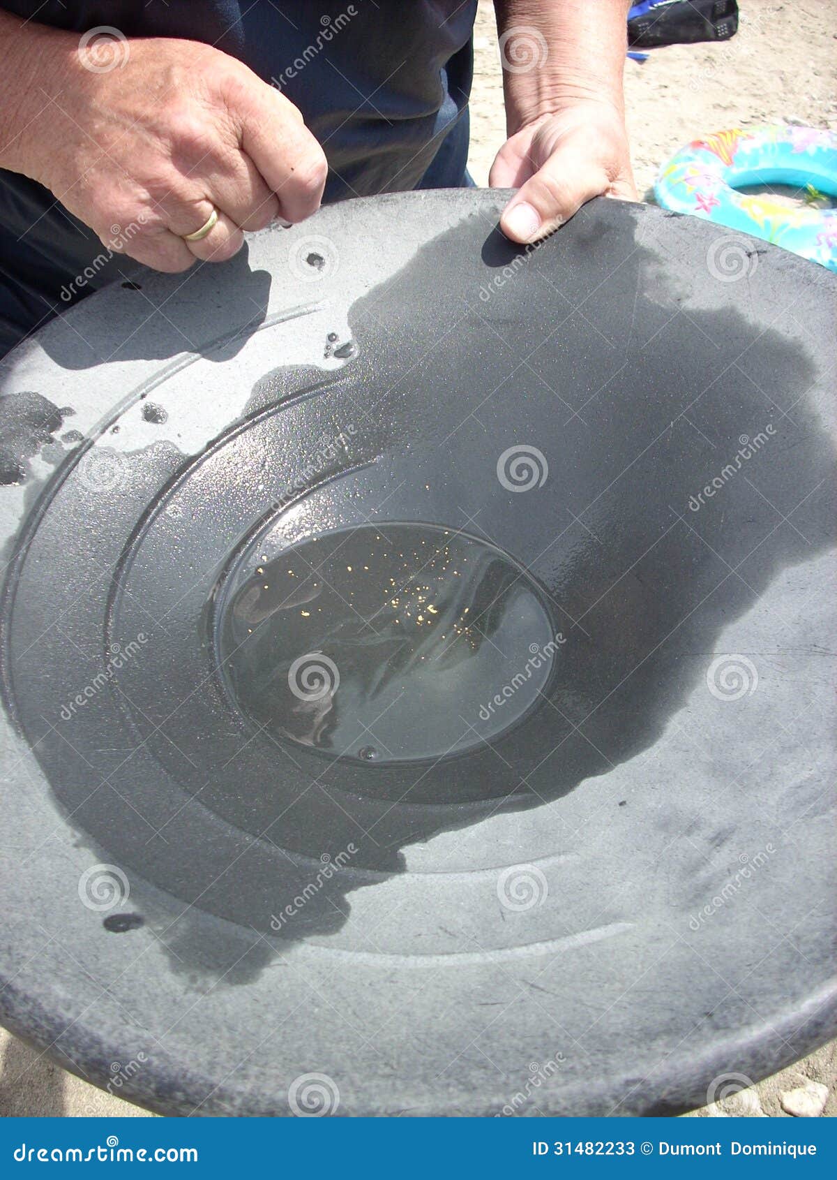 Gold pan stock image. Image of metal, fever, natural - 31482233