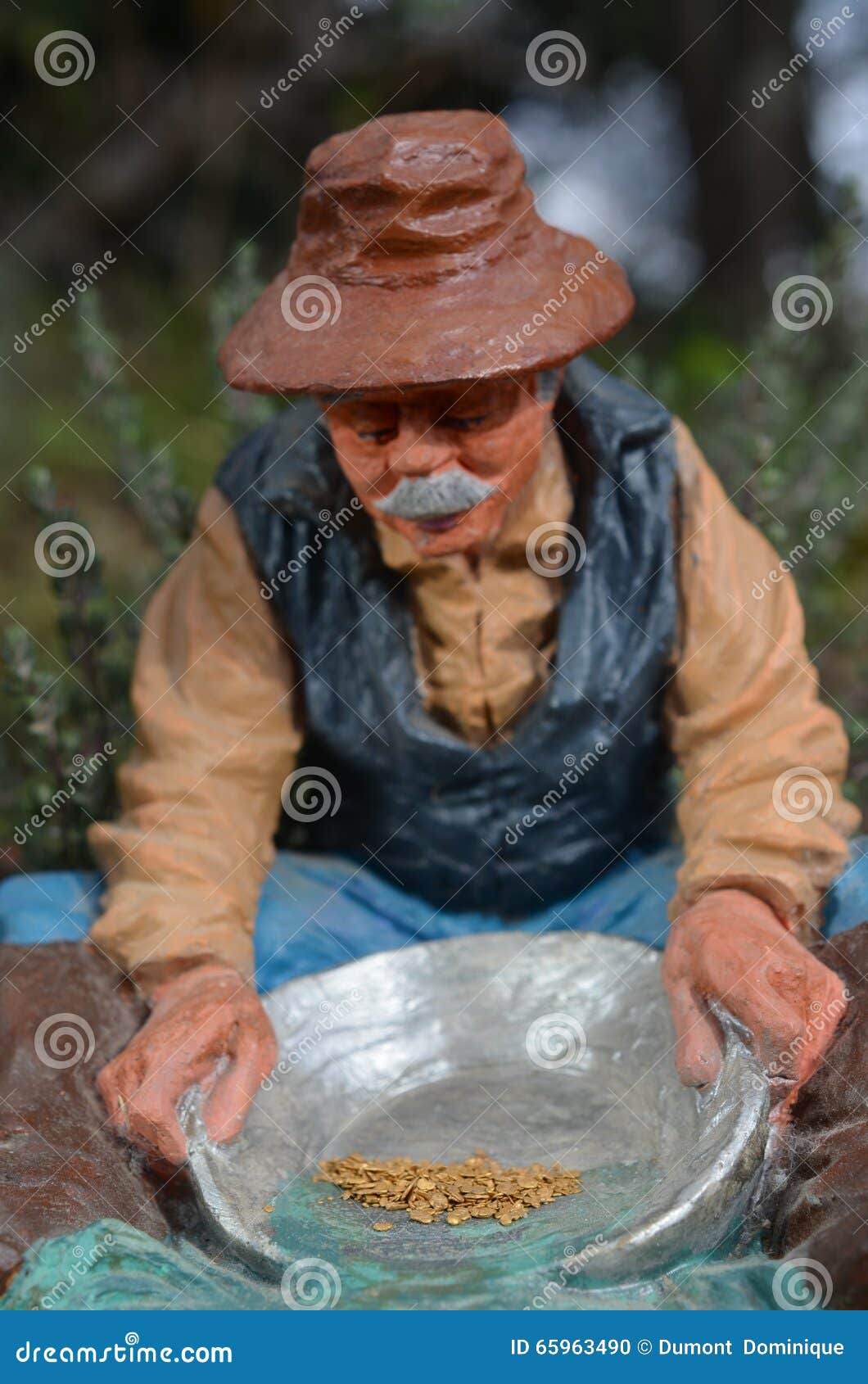 Gold panner stock photo. Image of outdoors, gold, panning - 65963490