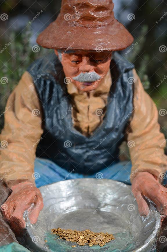 Gold panner stock photo. Image of outdoors, panning, hobby - 65963554