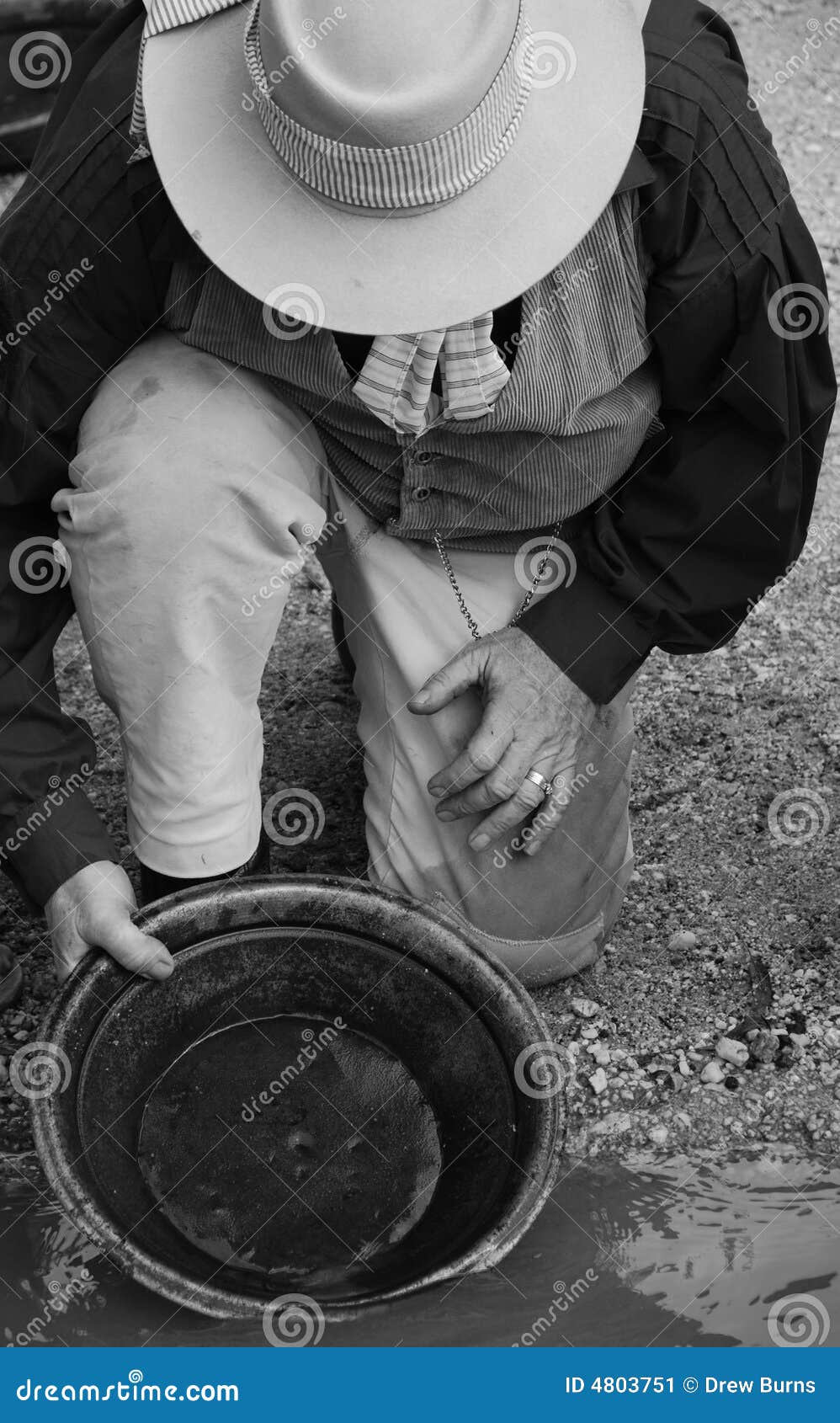 Gold Panning stock image. Image of found, searching, anonymous - 4803751