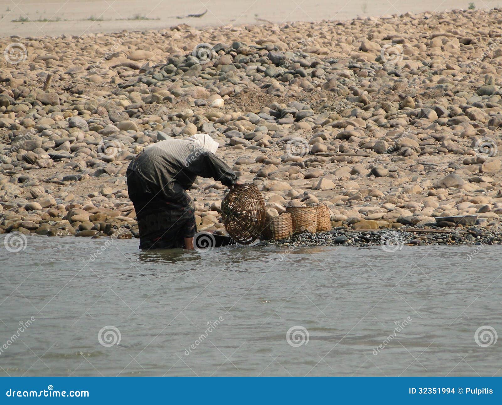 Gold panning stock photo. Image of panning, geology, discover - 32351994