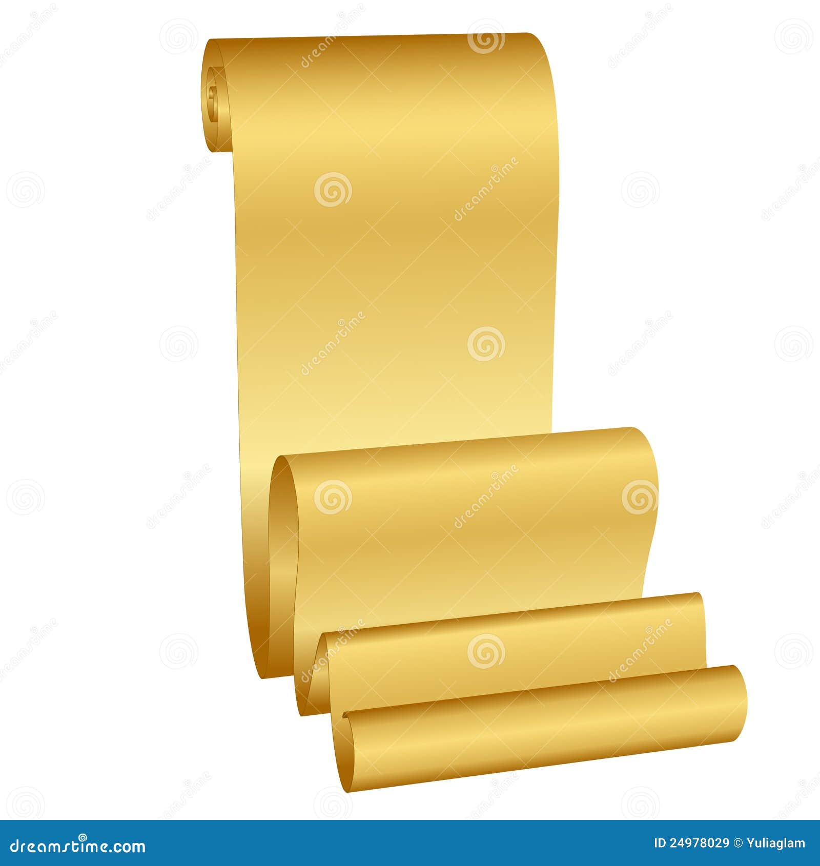 Gold paper stock vector. Illustration of empty, brown - 24978029