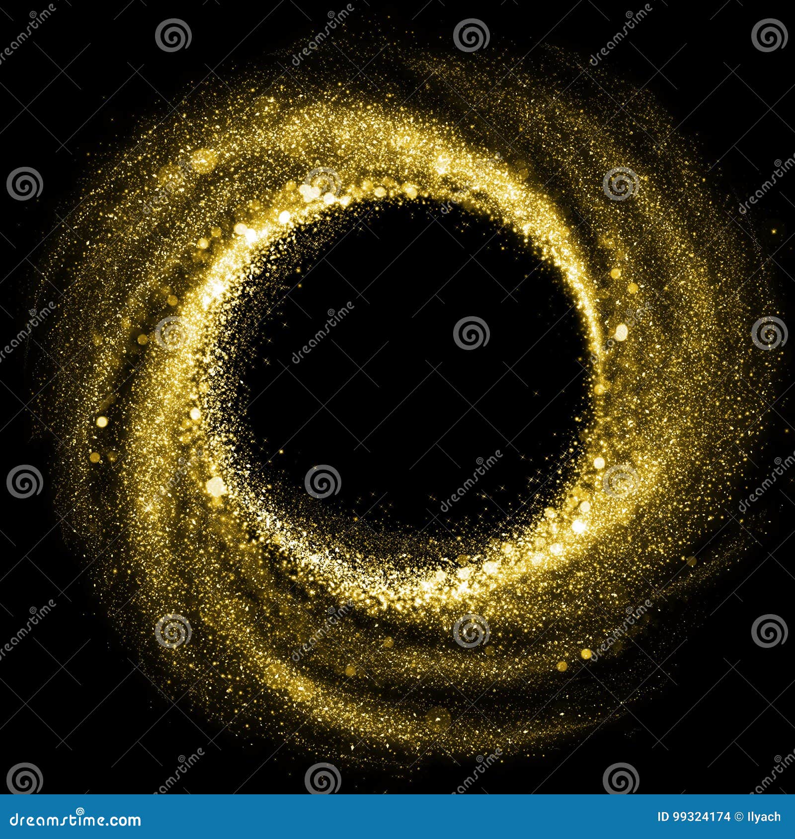 Gold Particle Swirl Effect. Golden Glitter Circle Twirl Trace Stock ... Gold Particle Swirl Effect. Golden Glitter Circle Twirl Trace Stock ...