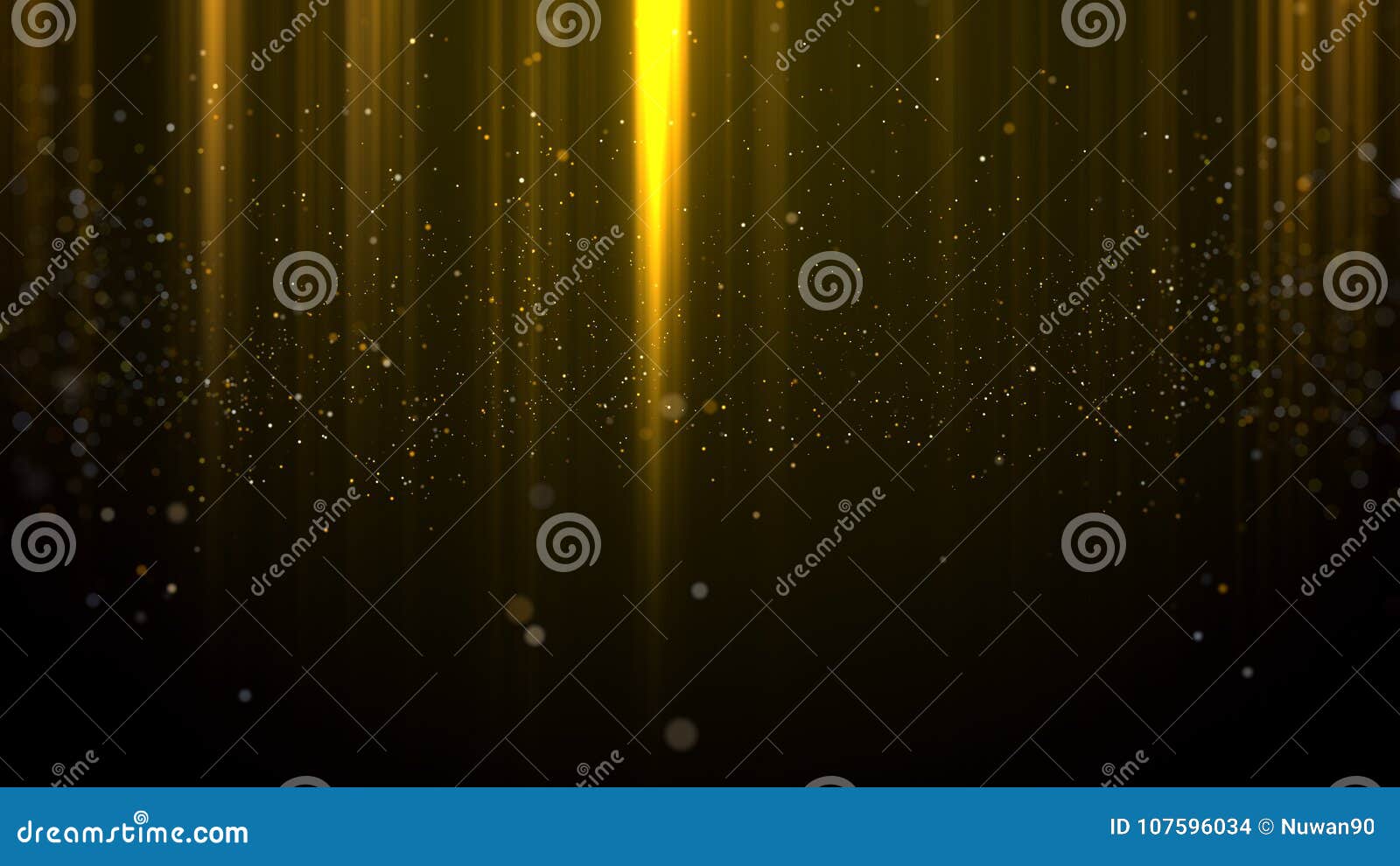 Gold Particles Light Awards Background Stock Illustration ...