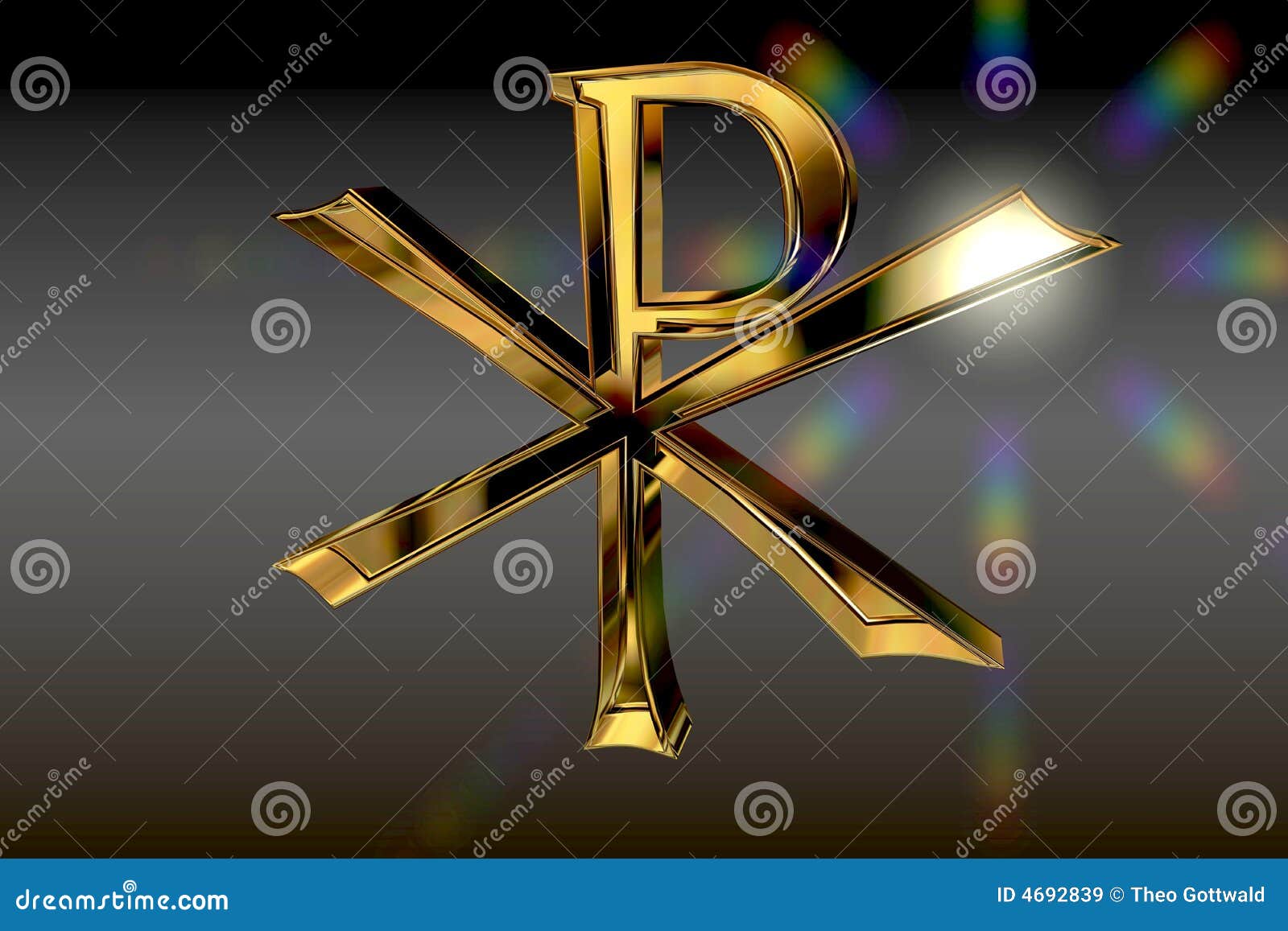 Gold Pax Christi Symbol stock illustration. Illustration of belief ...