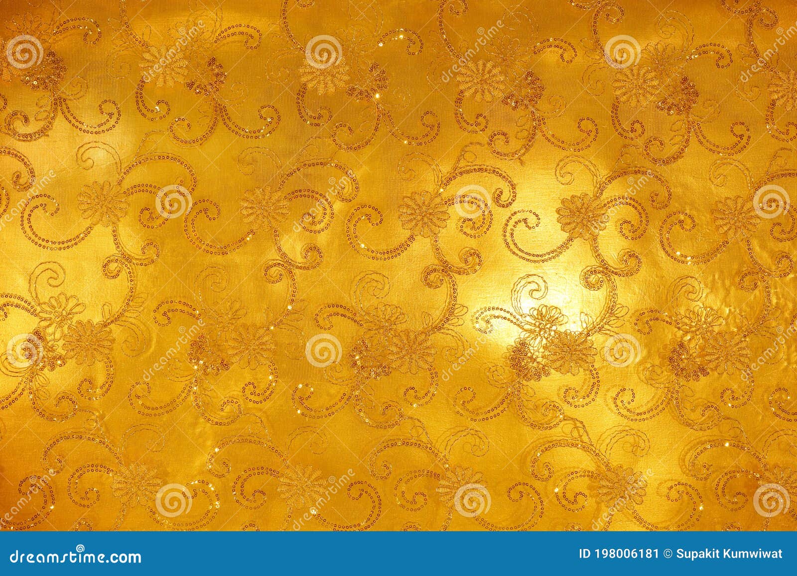 Gold Peach Lace Sits on a Golden Texture Background Stock Image - Image ...