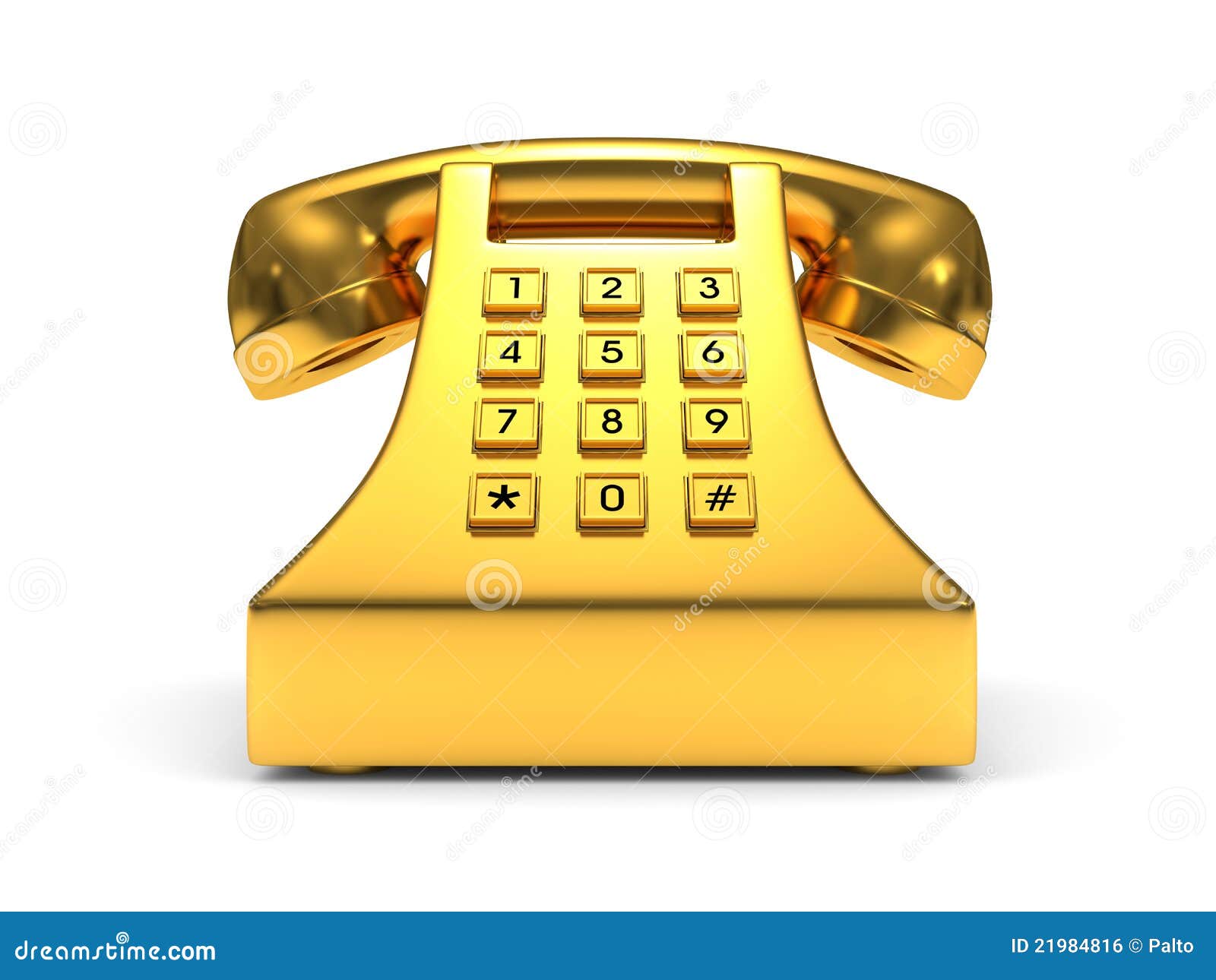 Gold phone stock illustration. Illustration of antiquated - 21984816