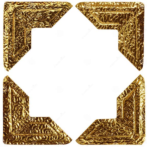 Gold Photo Corners stock photo. Image of clipping, mount - 19062448
