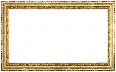 Gold picture frame stock image. Image of ornamental, clipping - 28503509