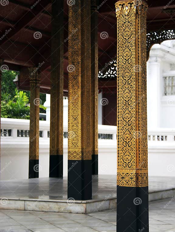 Gold pillars stock photo. Image of creative, artistic - 2399876
