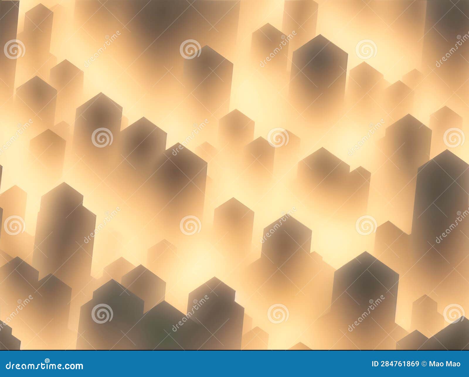 Gold Pillars Graph Abstract Background 3d Render Stock Image - Image of ...