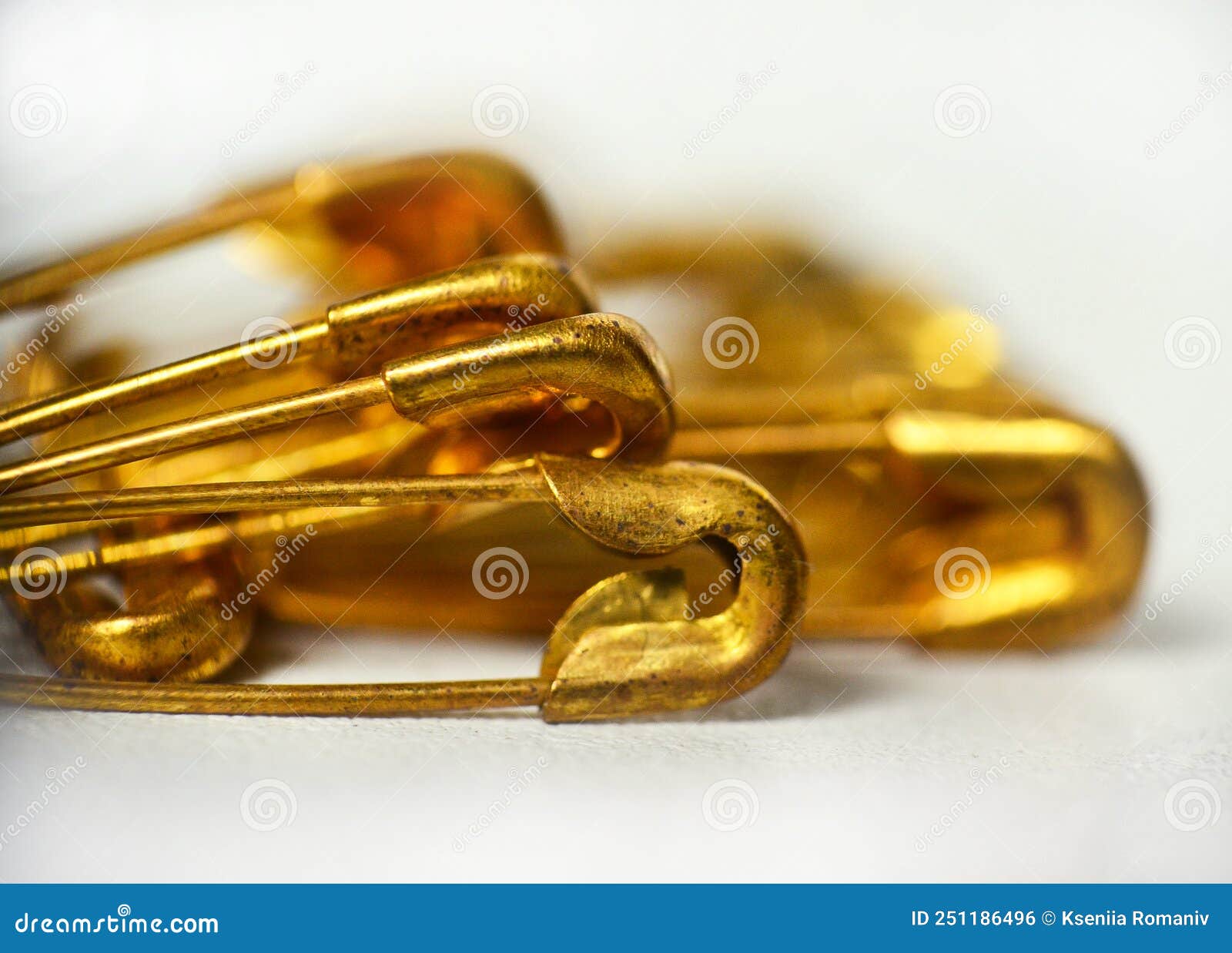 Gold Pins Royalty-Free Stock Photo | CartoonDealer.com #2848119