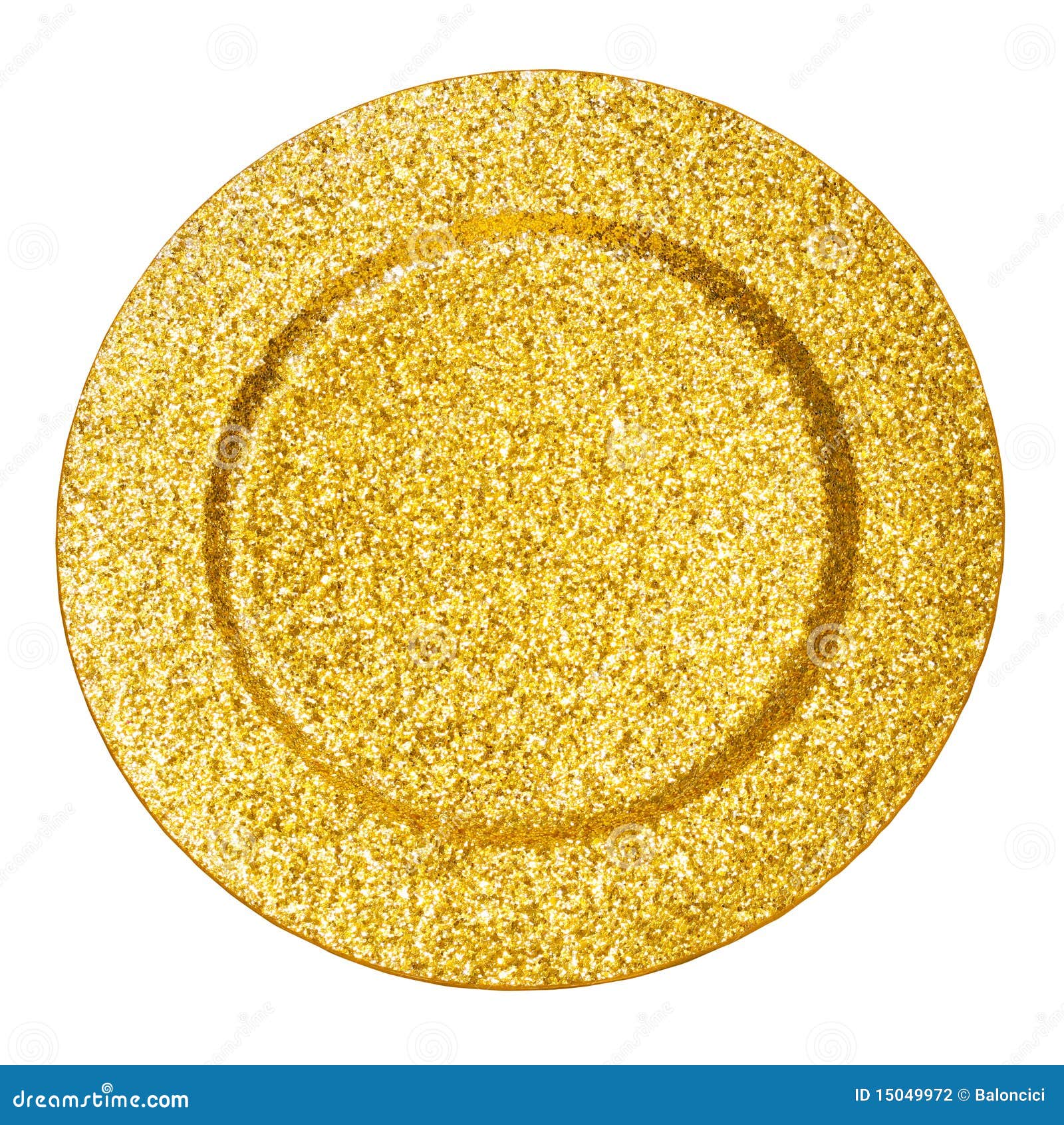 Gold plate stock photo. Image of circle, texture, glittering - 15049972