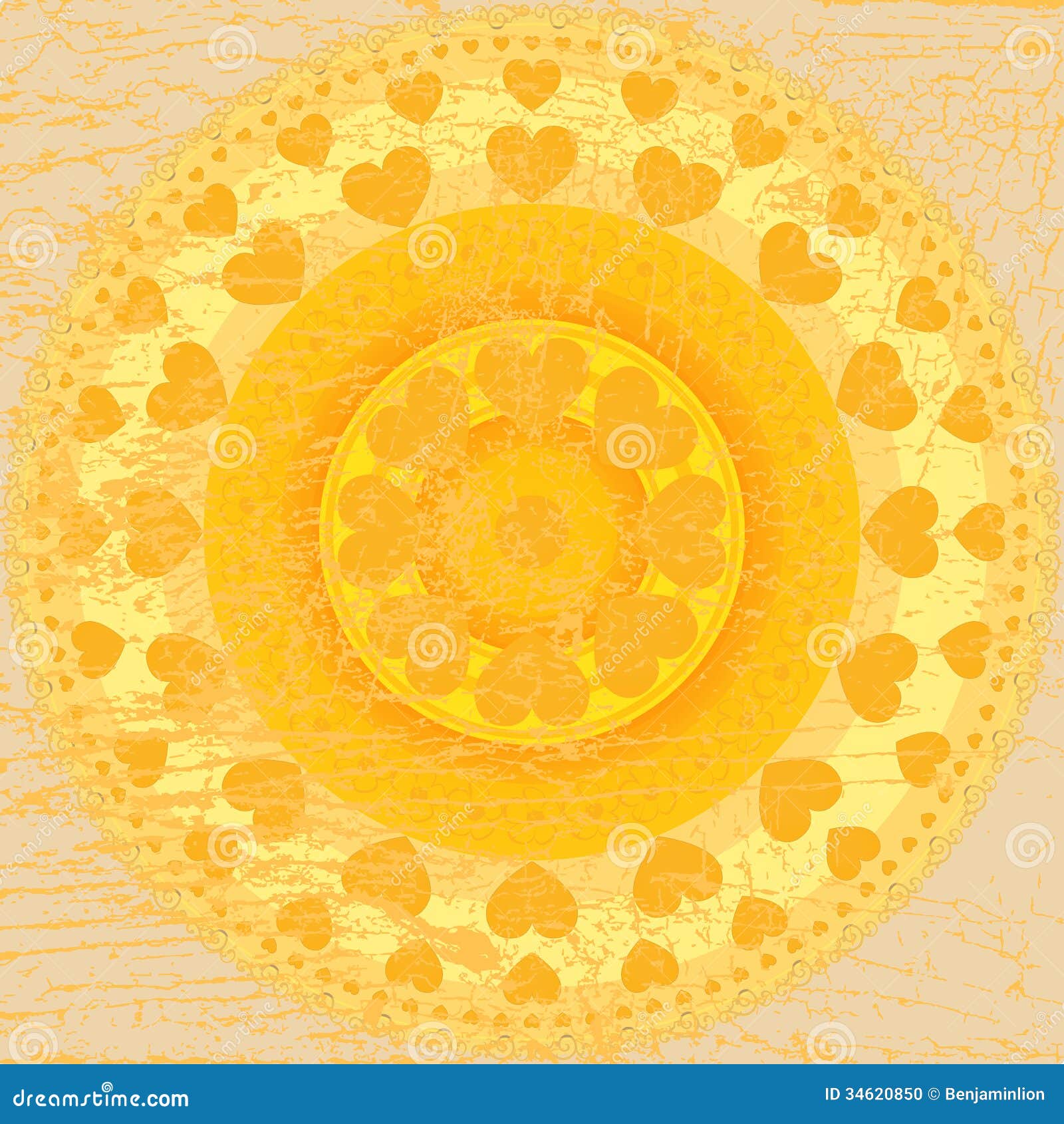 Gold Plate stock vector. Illustration of creative, beautiful - 34620850