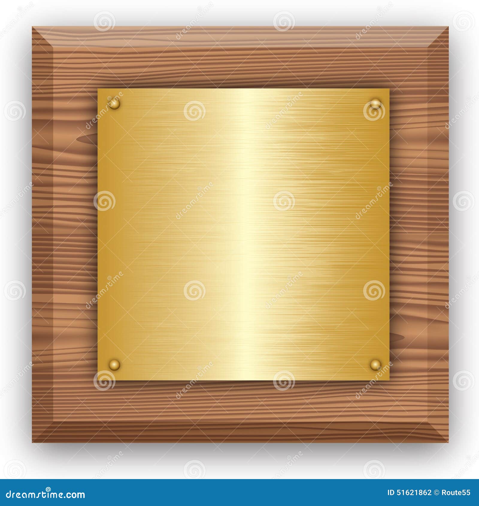 Gold plate stock illustration. Illustration of metallic - 51621862