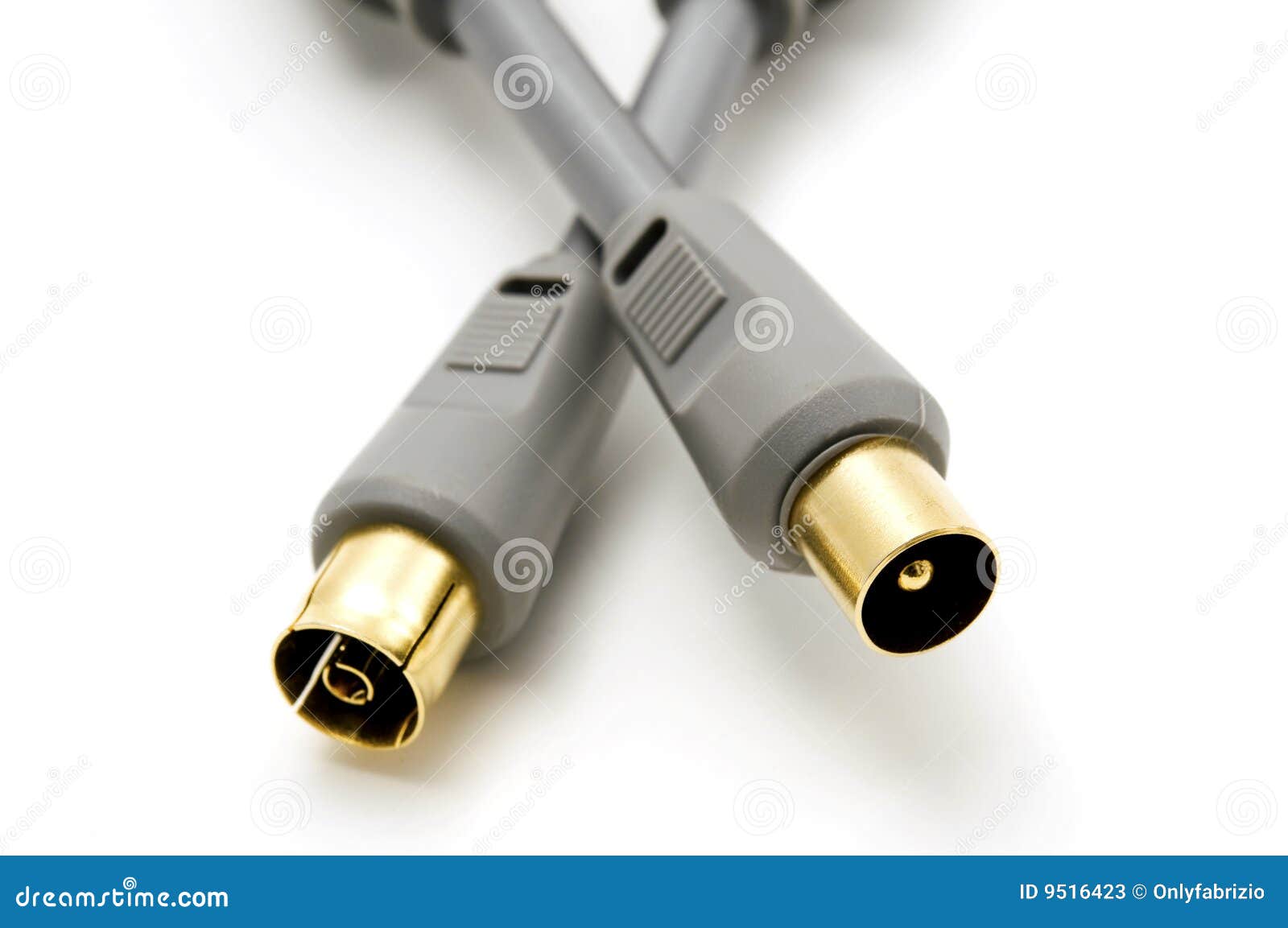 Gold plated cables stock image. Image of television, studio - 9516423