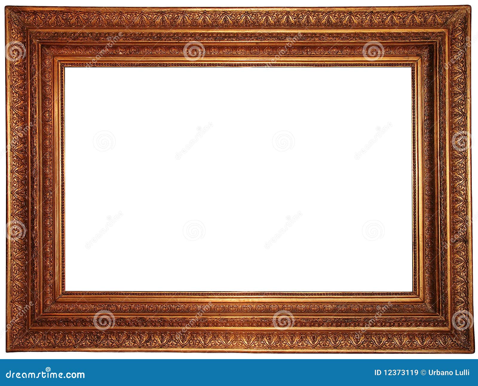 Gold Plated Frame stock image. Image of antique, baroque - 12373119