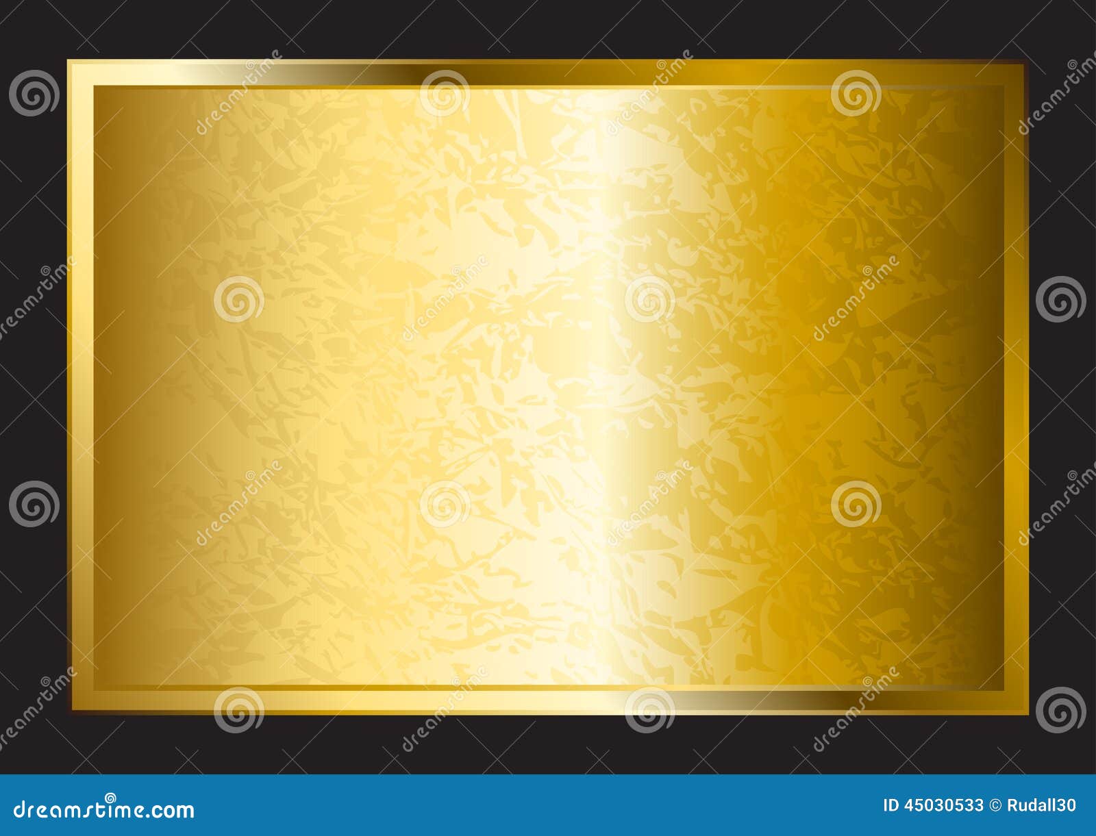 Gold Plated stock vector. Illustration of dazzle, shimmering - 45030533