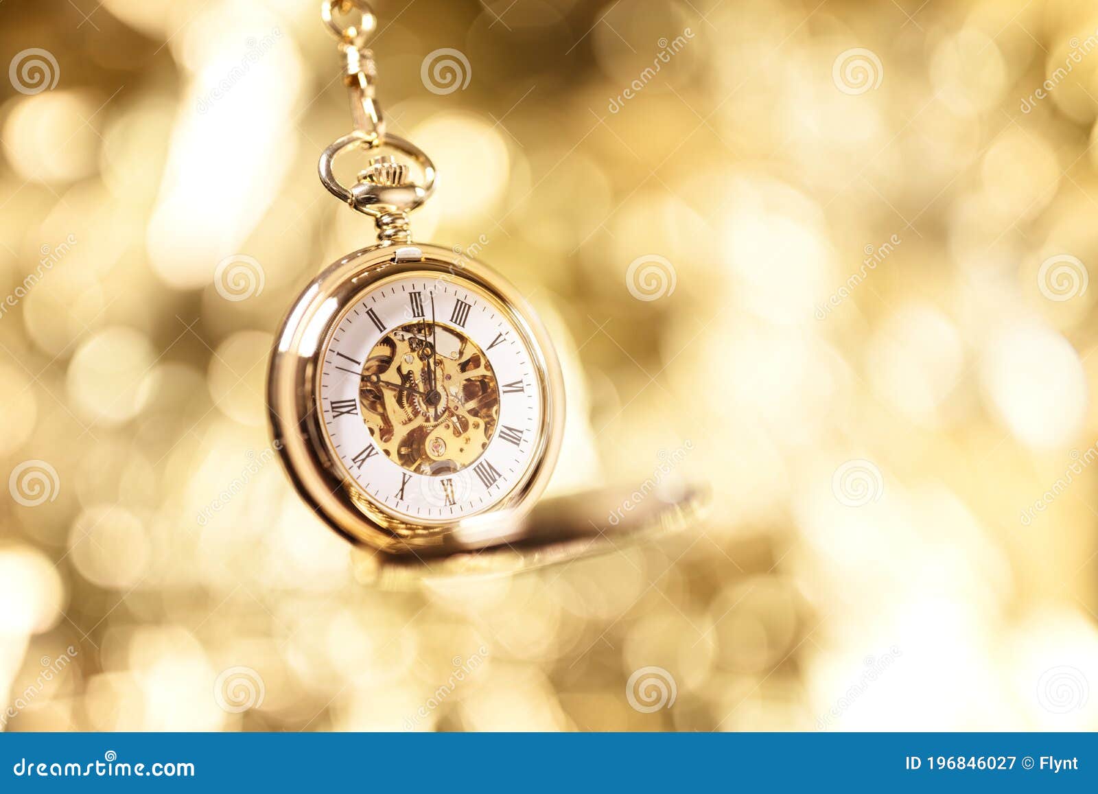 Gold Pocket Watch Background Stock Image - Image of gold, hanging ...
