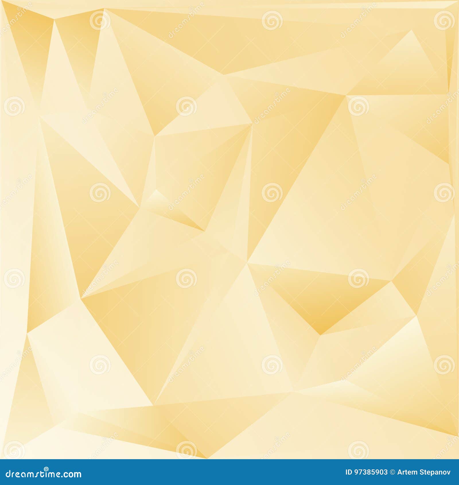 Gold polygonal background stock vector. Illustration of futuristic ...