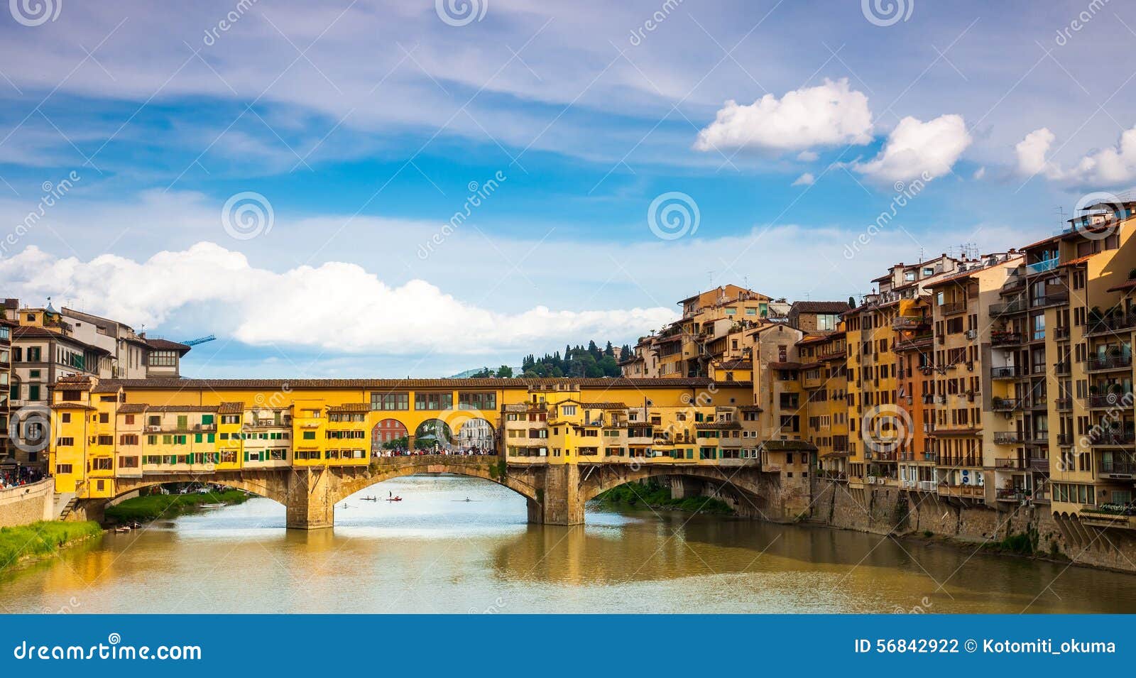 Gold (Ponte Vecchio) of Bridge in Florence Stock Photo - Image of ...