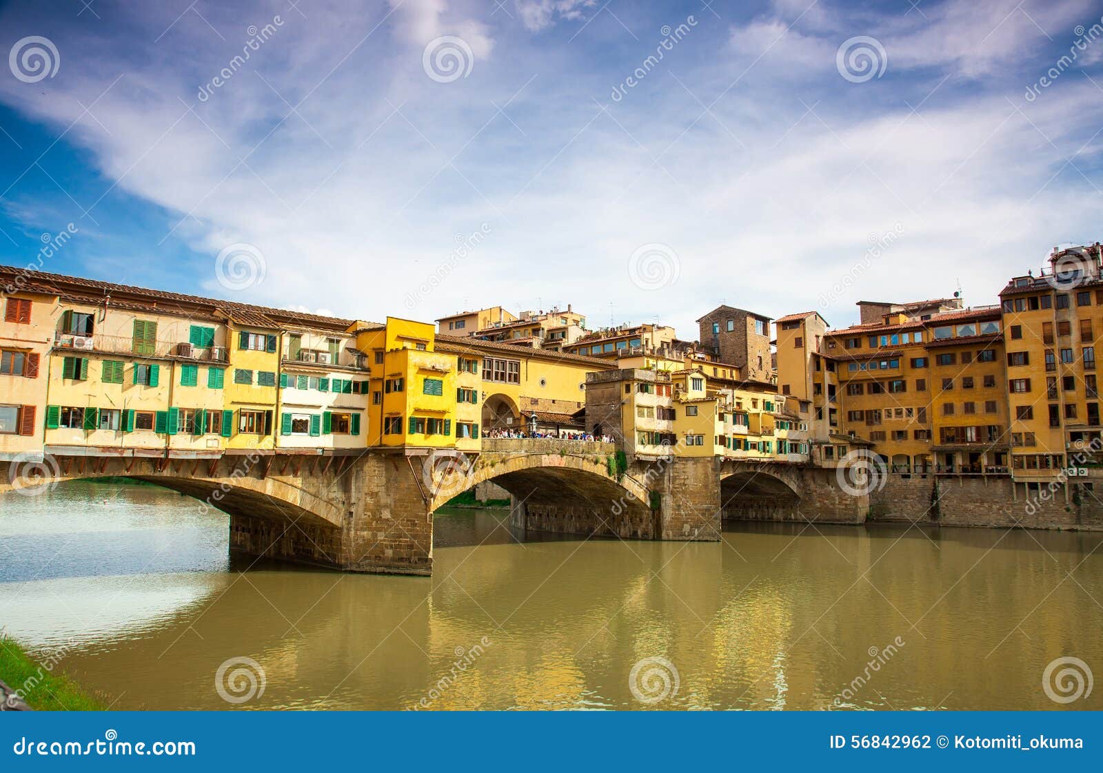 Gold (Ponte Vecchio) Bridge in Florence Editorial Photography - Image ...
