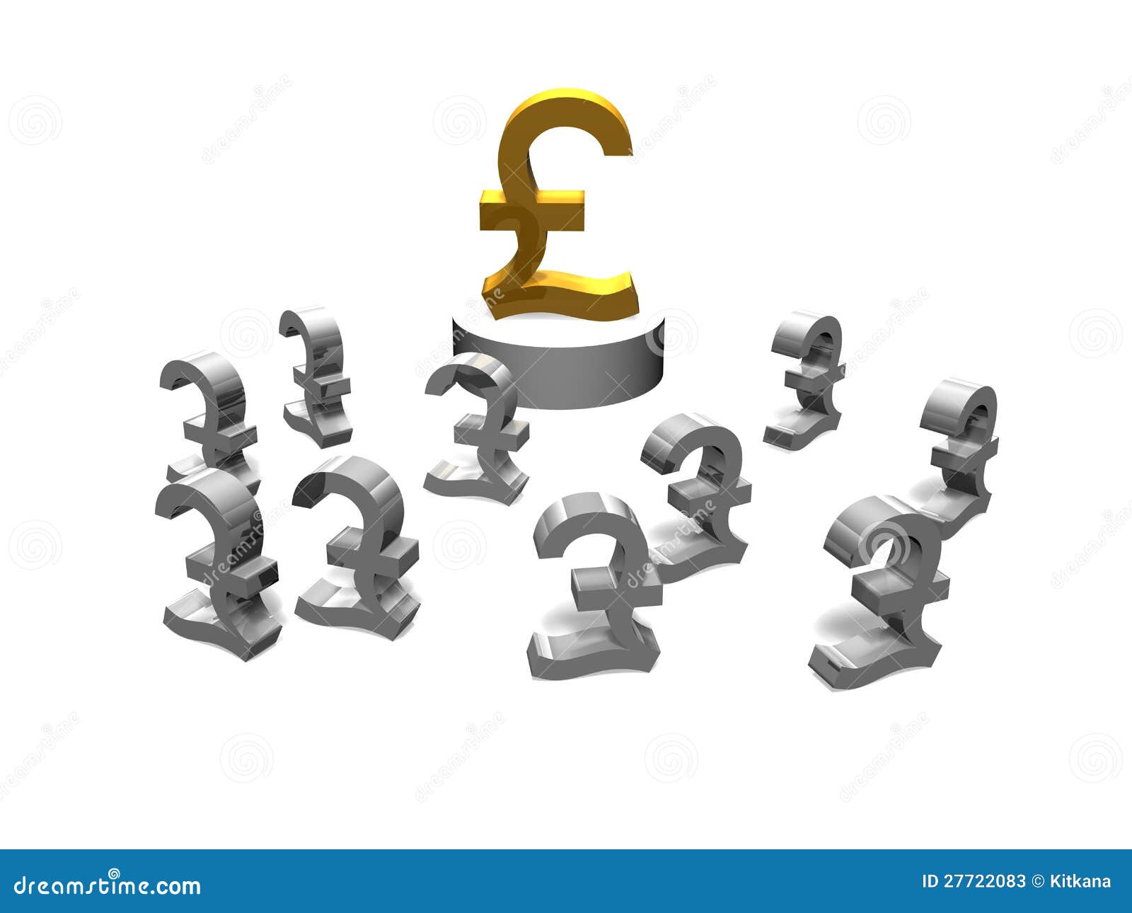 Gold pound sign stock illustration. Illustration of metaphor - 27722083