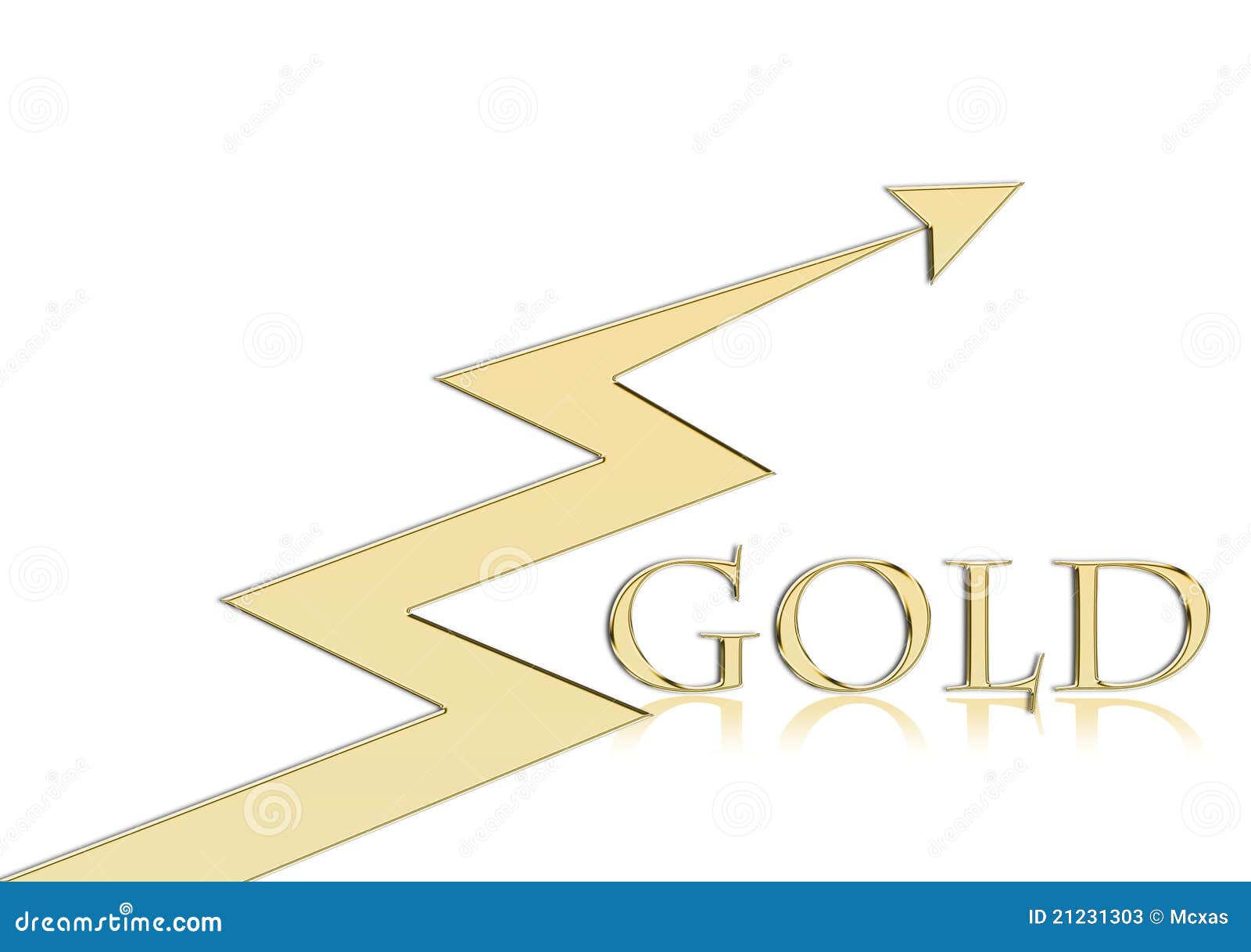 Gold Price increase stock illustration. Illustration of growing - 21231303
