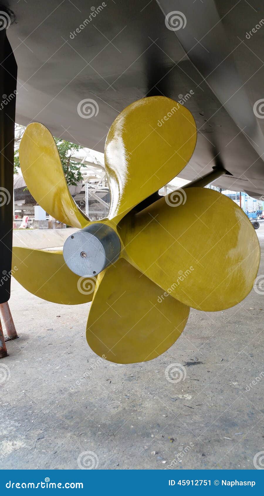 The GOLD PROPELLOR stock image. Image of propellor, yellow - 45912751
