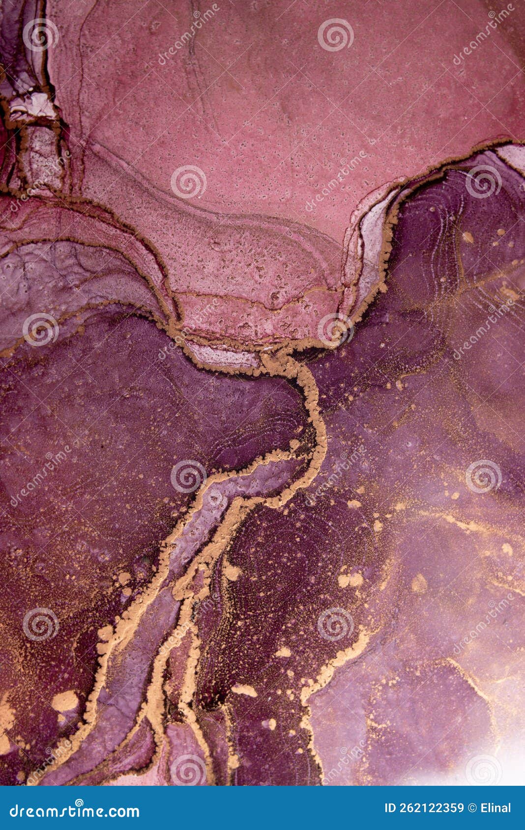 Gold and Purple Abstract Art Background Stock Image - Image of pink ...